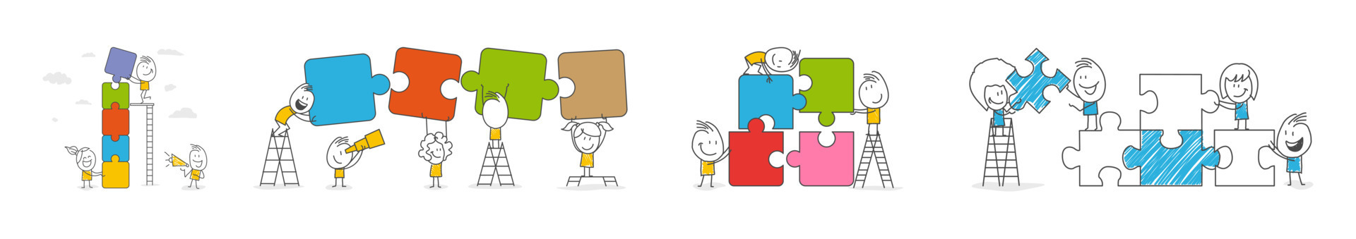 Stick figures. Team metaphor. Business concept. Vector. 20335033 Vector ... Stick figures. Team metaphor. Business concept. Vector. 20335033 Vector ...