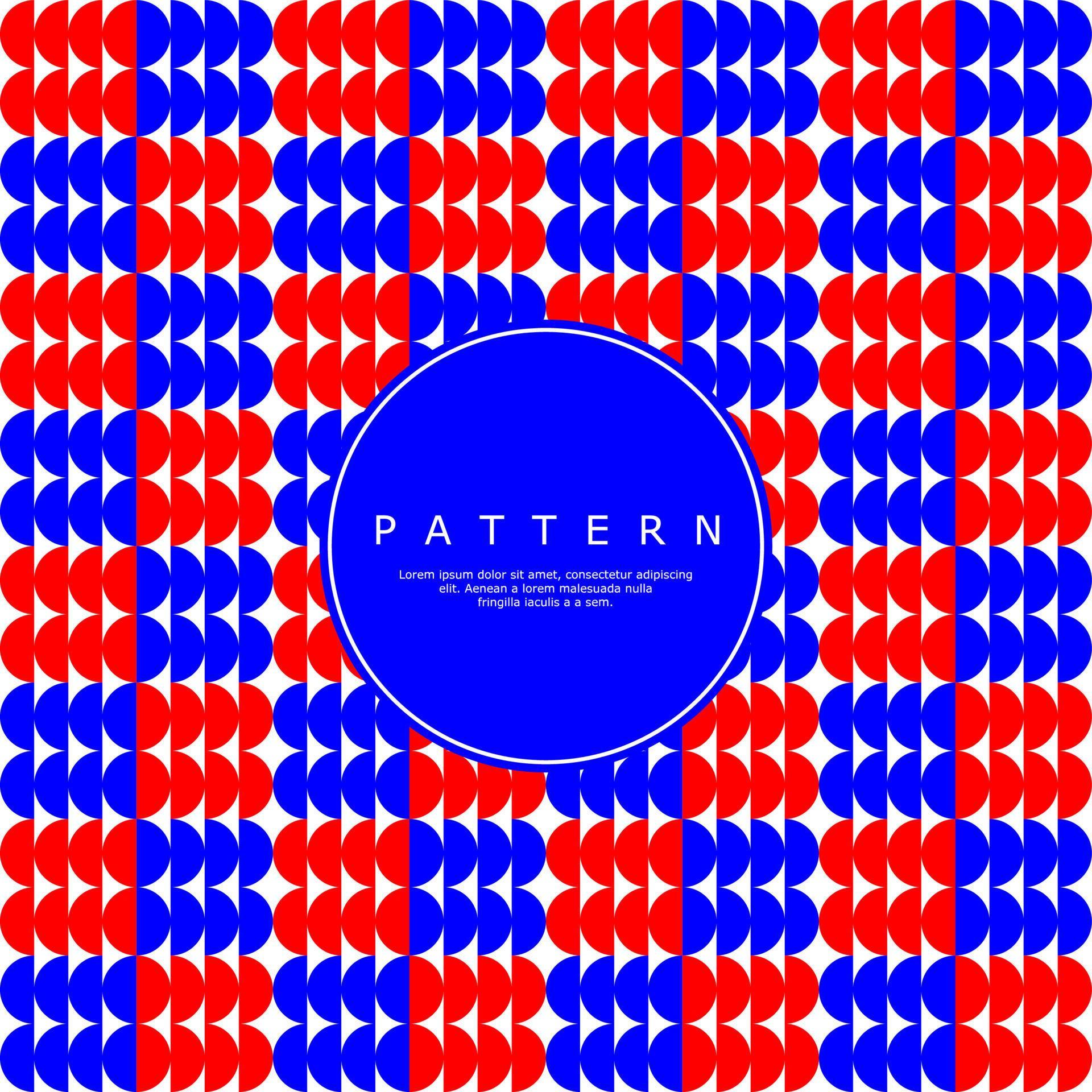 Modern half circle abstract seamless pattern design. Semi rounded ...