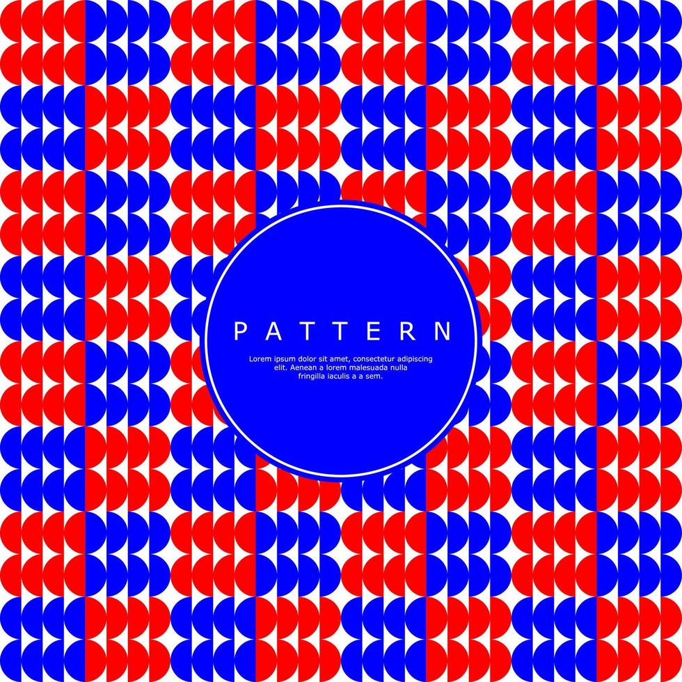 Modern half circle abstract seamless pattern design. Semi rounded ...