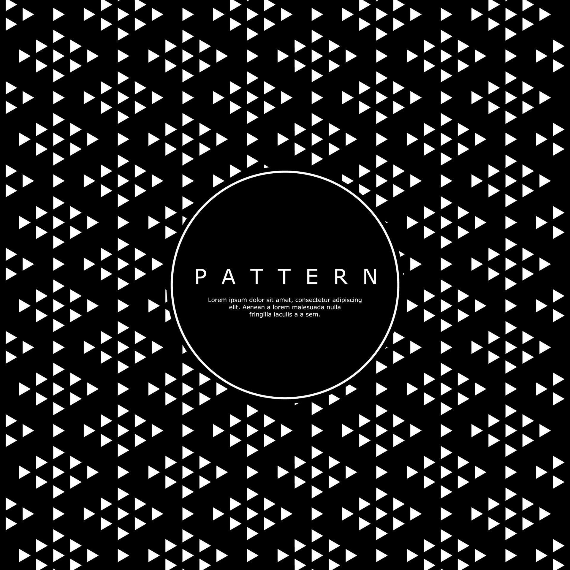 Luxury triangle fish abstract pattern design. Simple geometric shape ...