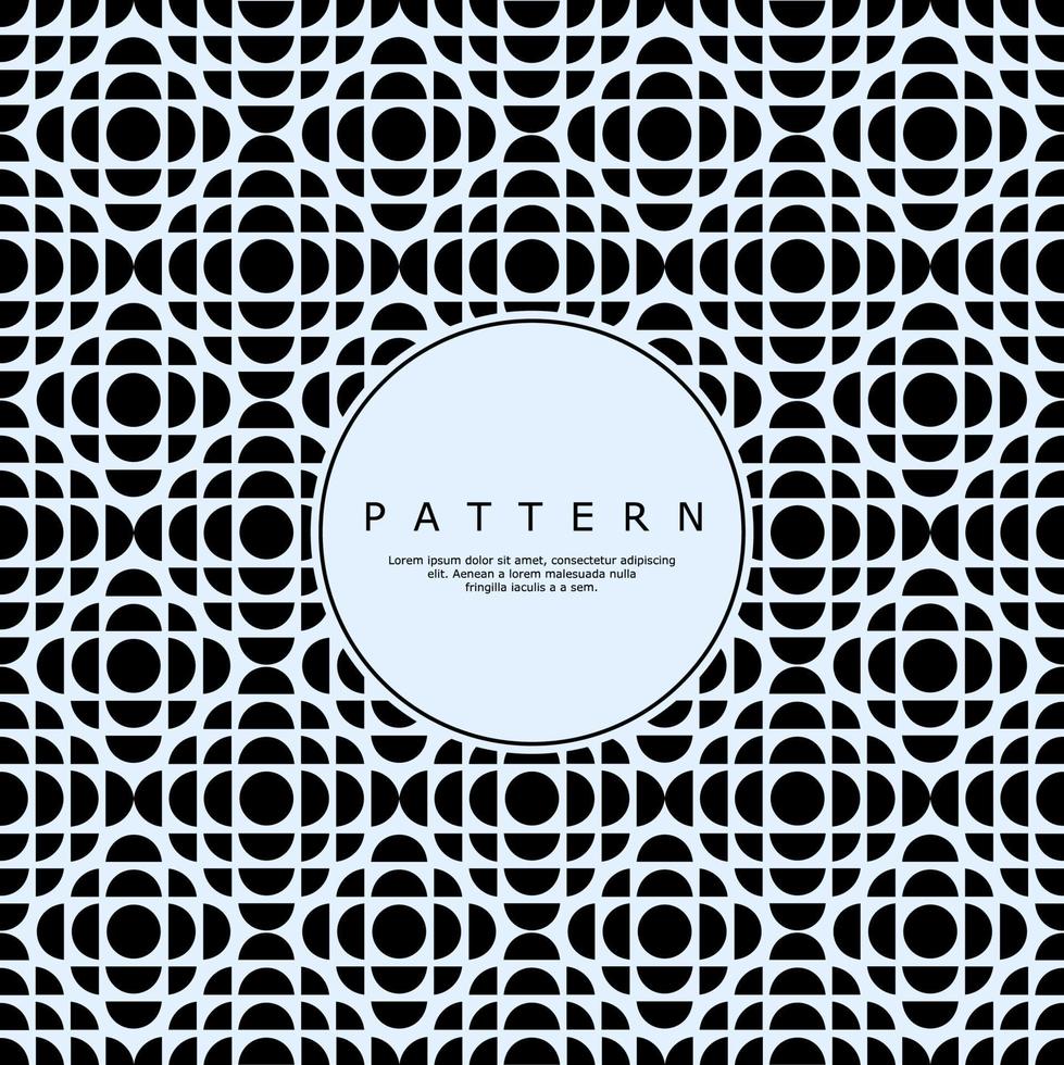 Modern Geometric Circle Flower Abstract Pattern Design Round Shape Pattern 20335797 Vector Art