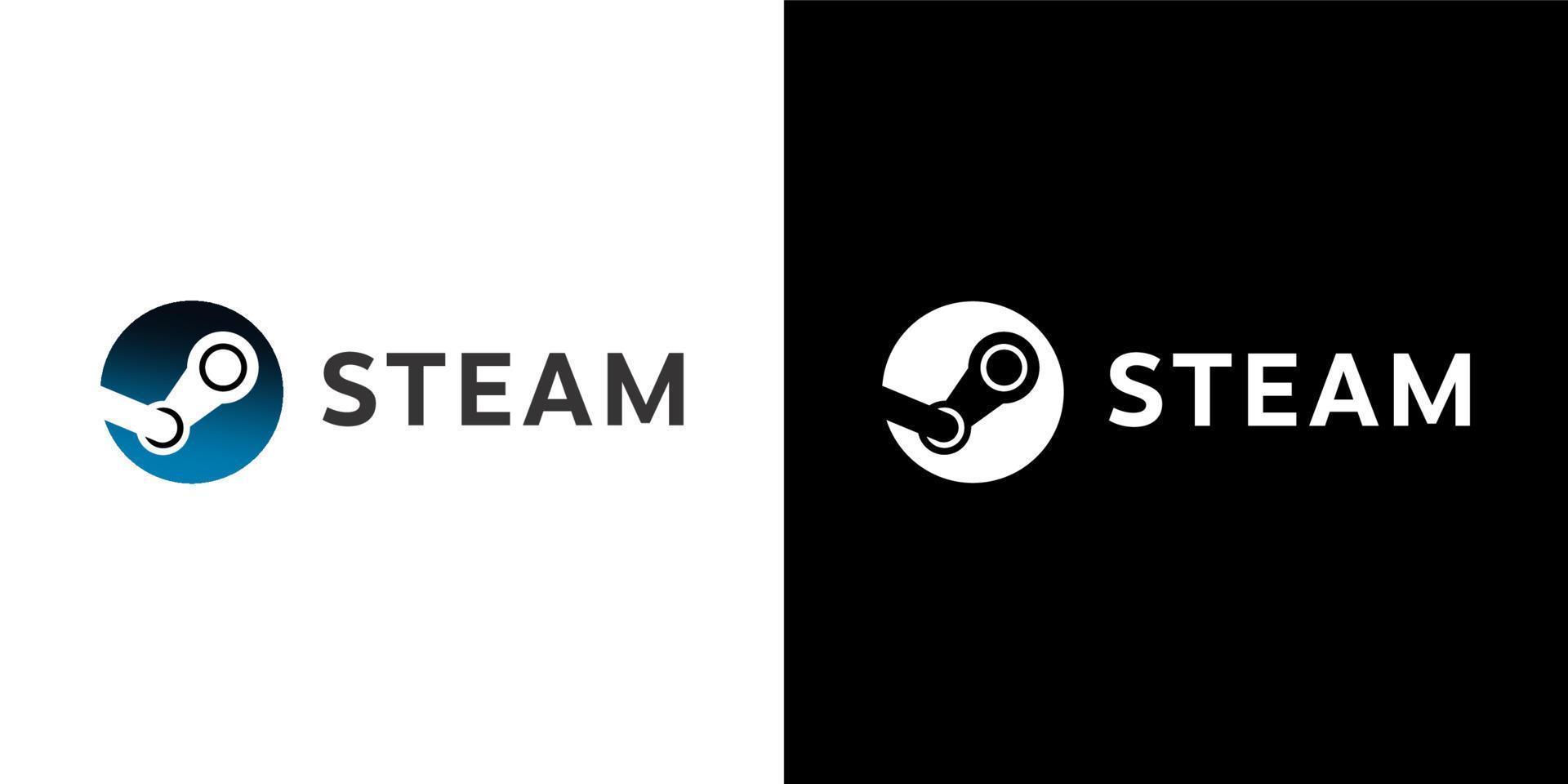 Steam logo vector, Steam icon free vector 20336481 Vector Art at Vecteezy