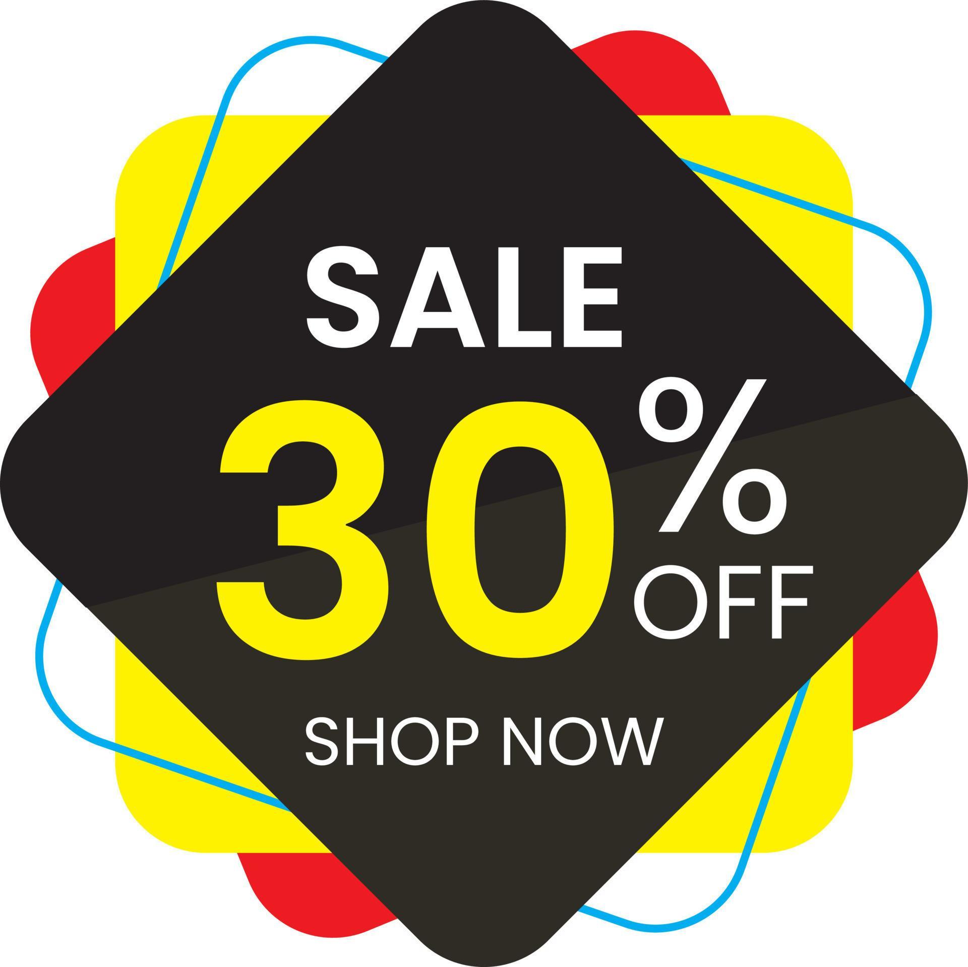 30 percent off, Discount stickers set for shop, Free Vector 20336638 ... 30 percent off, Discount stickers set for shop, Free Vector 20336638 ...