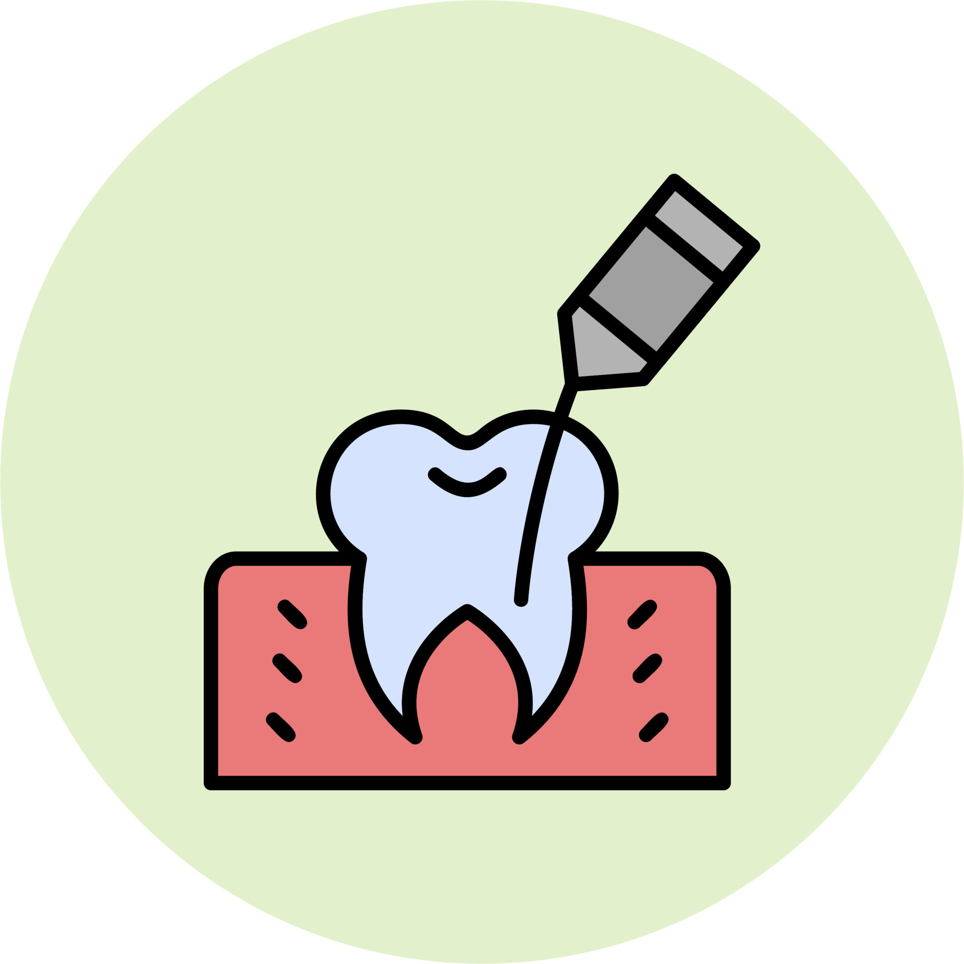 Root Canal Vector Icon 20338040 Vector Art At Vecteezy