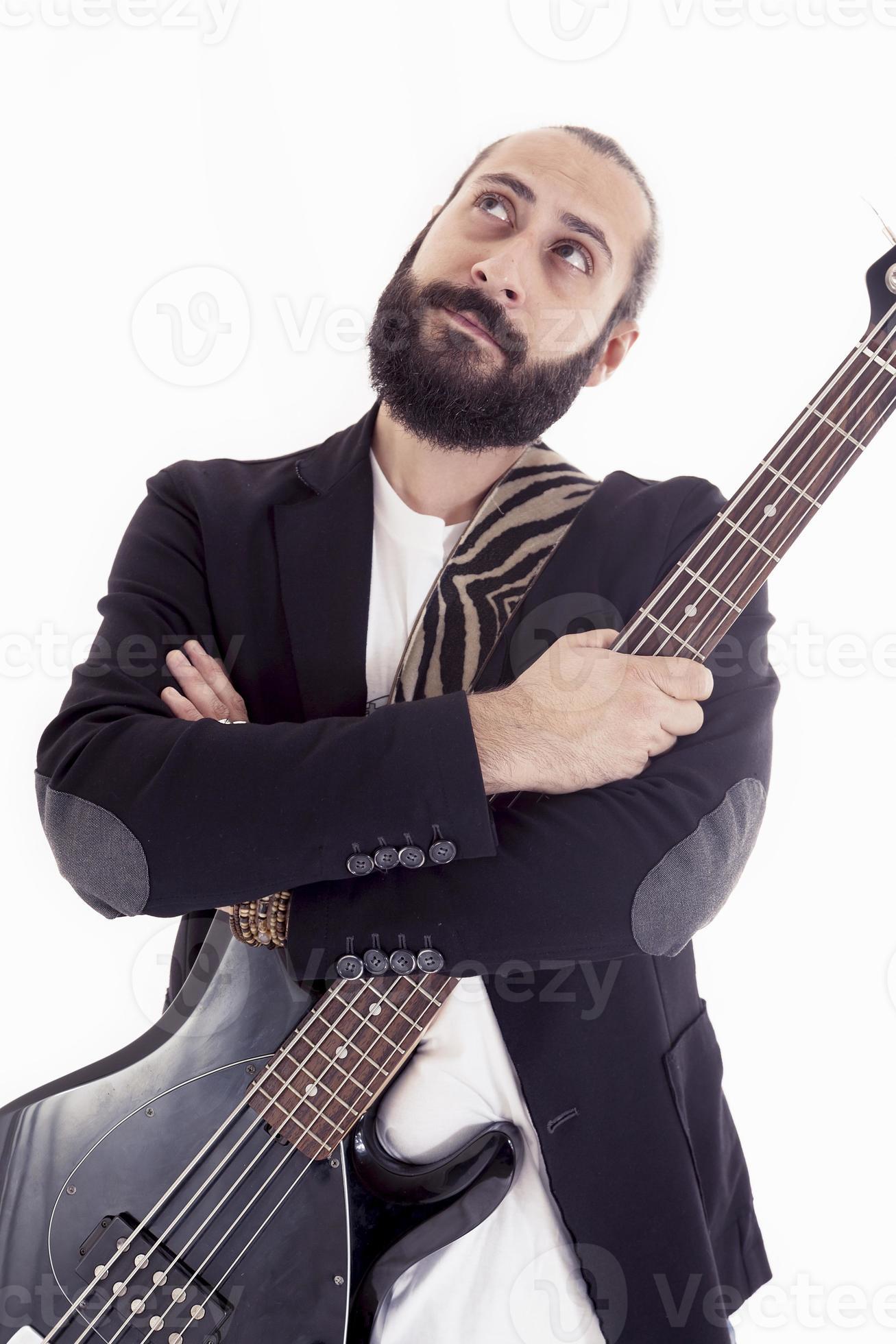 studio portrait of young bass player on white background 20344413 Stock ... studio portrait of young bass player on white background 20344413 Stock ...