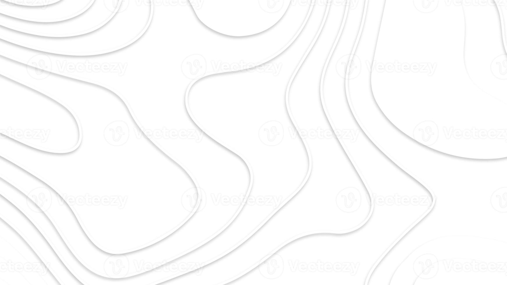 White Paper Cut White Background Abstract Realistic Papercut