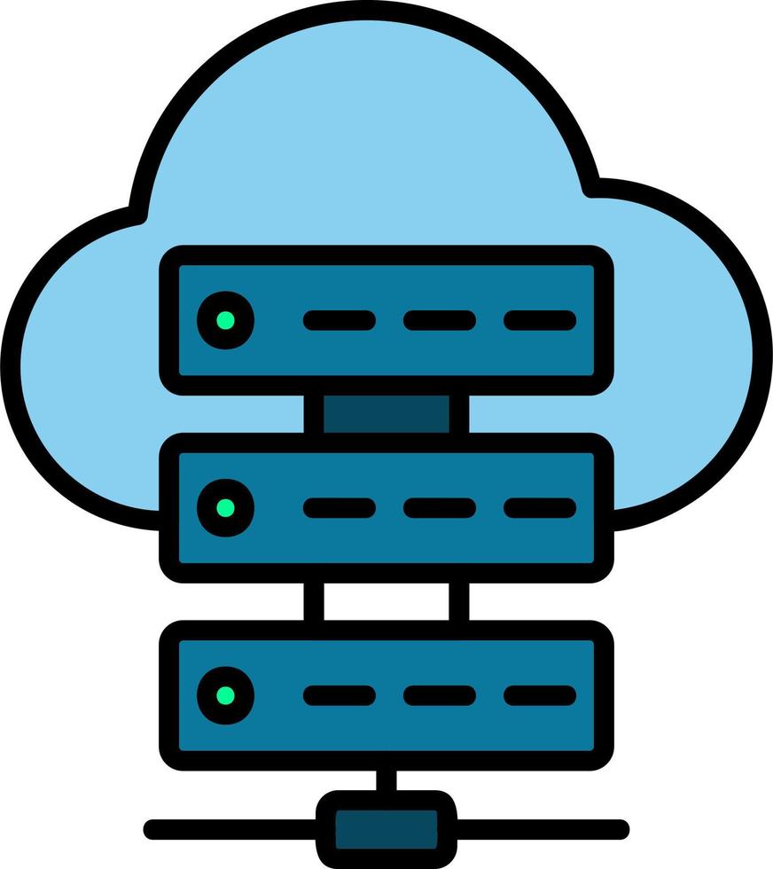 Cloud Server Vector Icon 20347855 Vector Art at Vecteezy