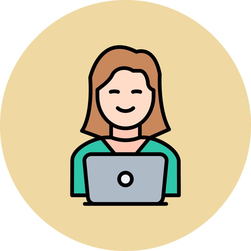 Working Woman Vector Icon 20347961 Vector Art at Vecteezy Working Woman Vector Icon 20347961 Vector Art at Vecteezy