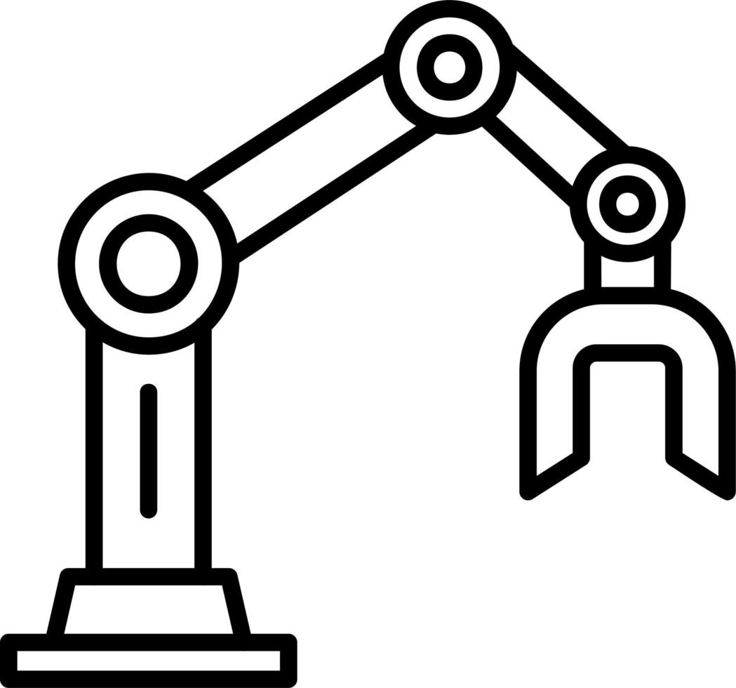 Robot Arm Vector Icon 20348734 Vector Art At Vecteezy