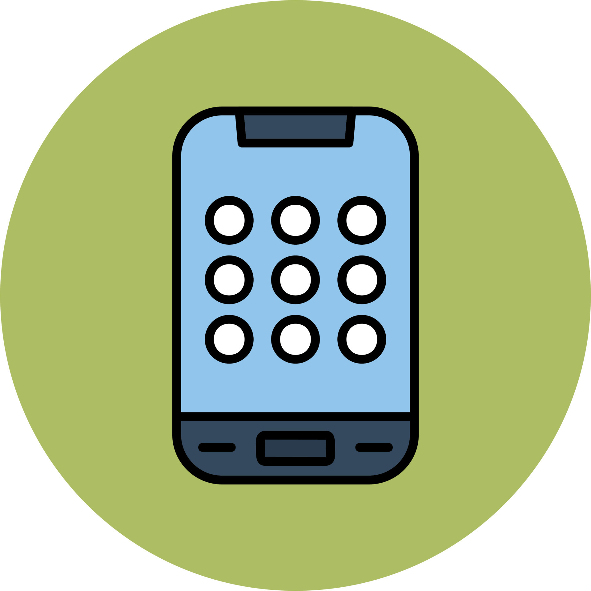 Keypad Vector Icon 20348953 Vector Art At Vecteezy
