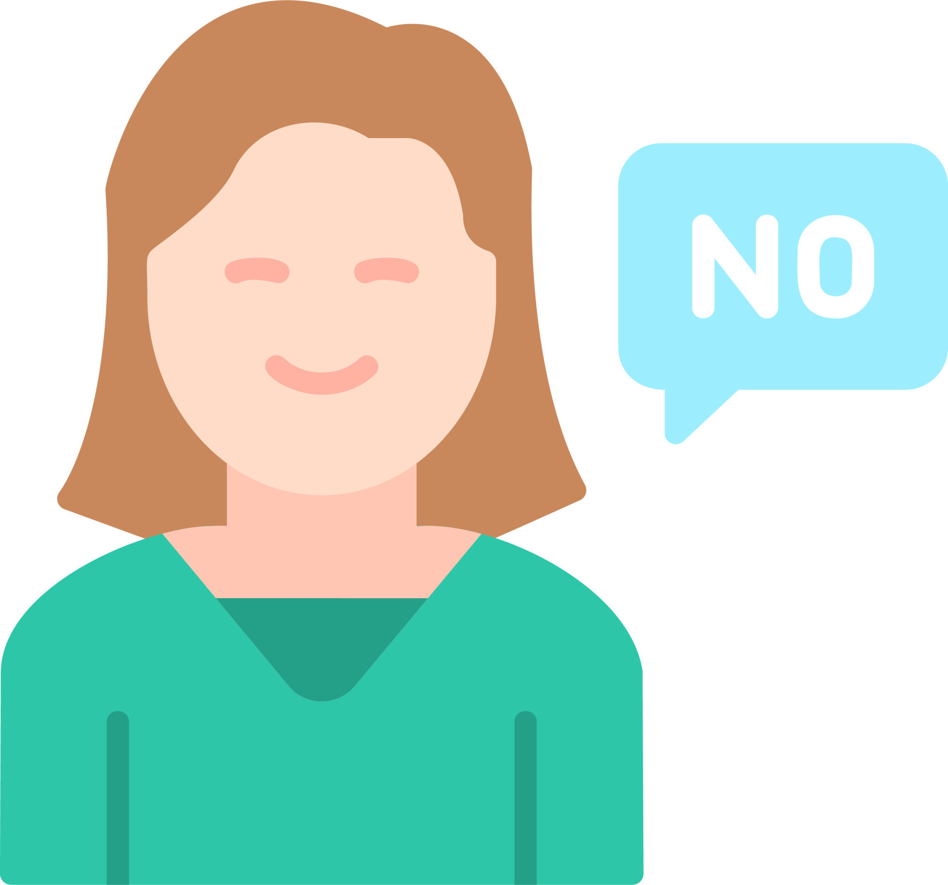 Say No Vector Icon 20351790 Vector Art at Vecteezy