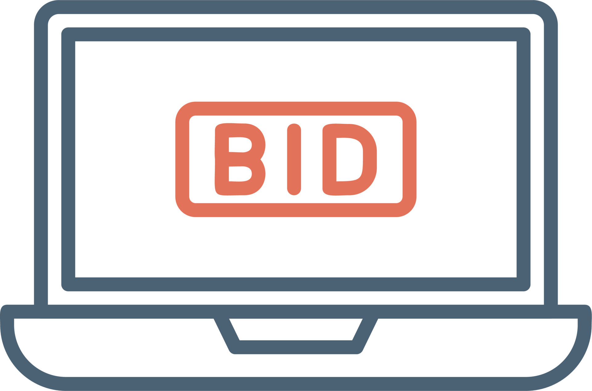 Bid Vector Icon 20352689 Vector Art at Vecteezy