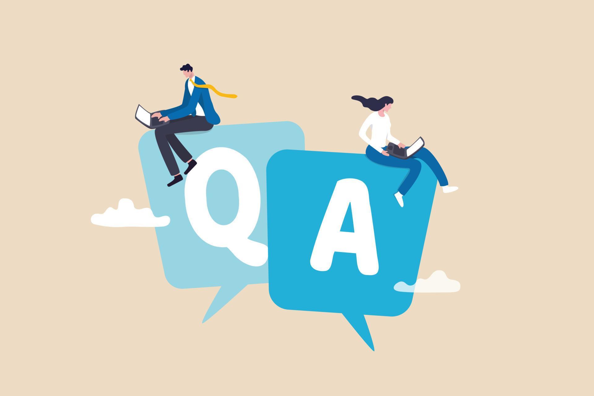 Q and A, question and answers, FAQ frequently asked question, information or solution to solve ...