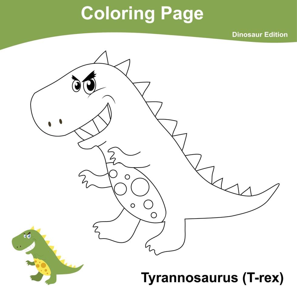 Educational printable worksheet. Coloring dinosaur worksheet for ...