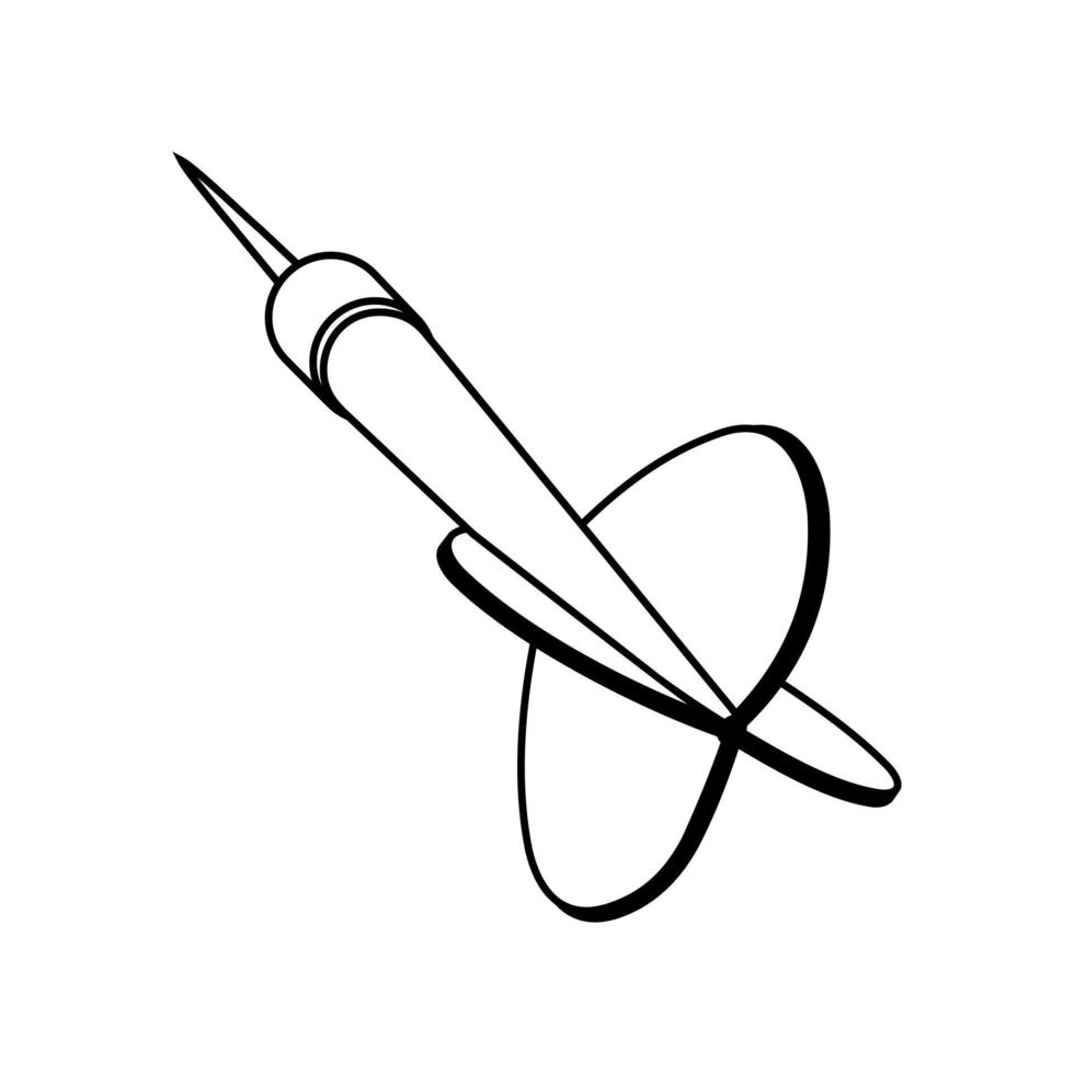 Darts icon vector. Dart illustration sign. Accuracy symbol ...
