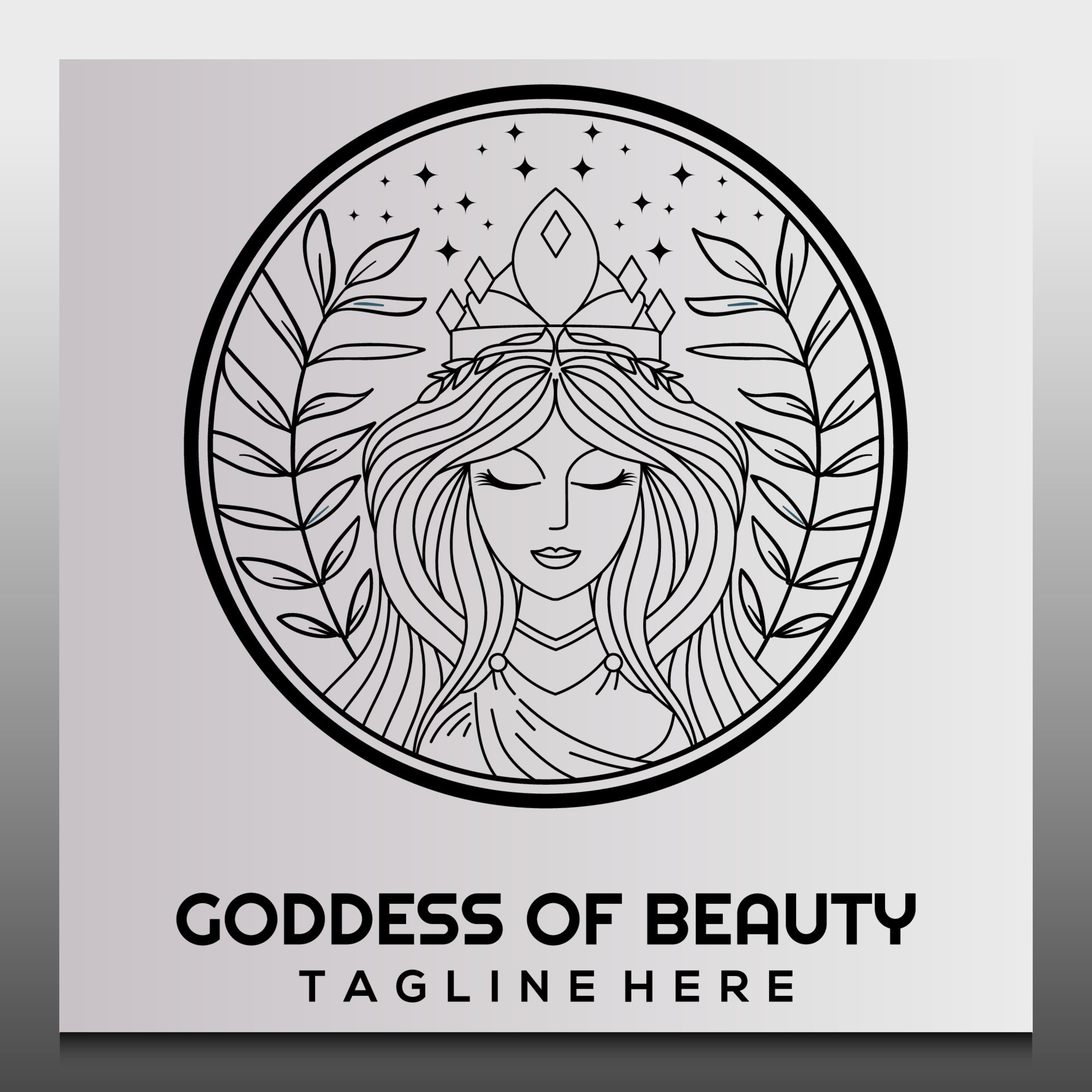 Premium Vector Nature Goddess Beauty Creative Logo Template 20362434 Vector Art at Vecteezy