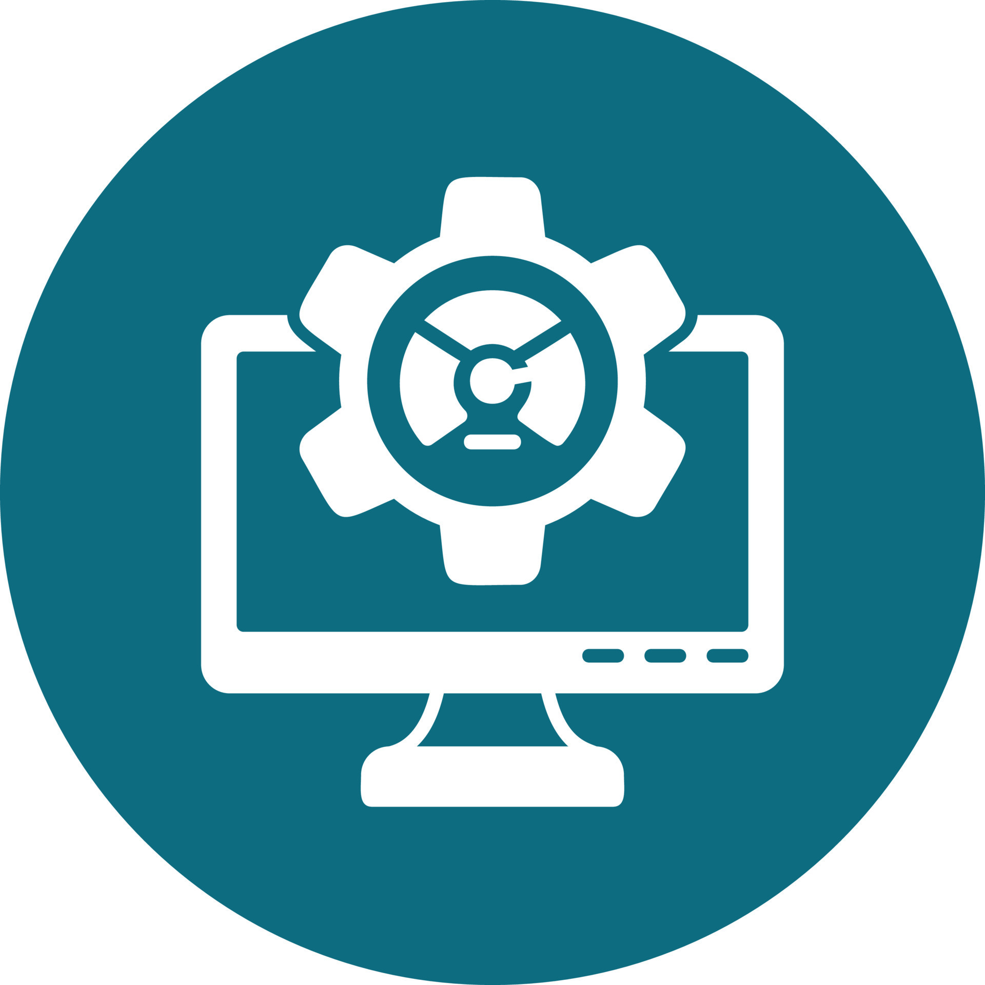 computadora actuación vector icono 20363045 Vector en Vecteezy