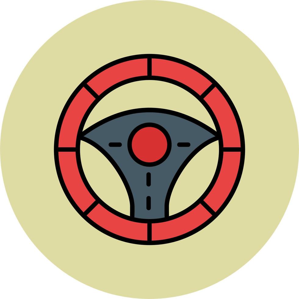 Steering Wheel Vector Icon 20365403 Vector Art at Vecteezy