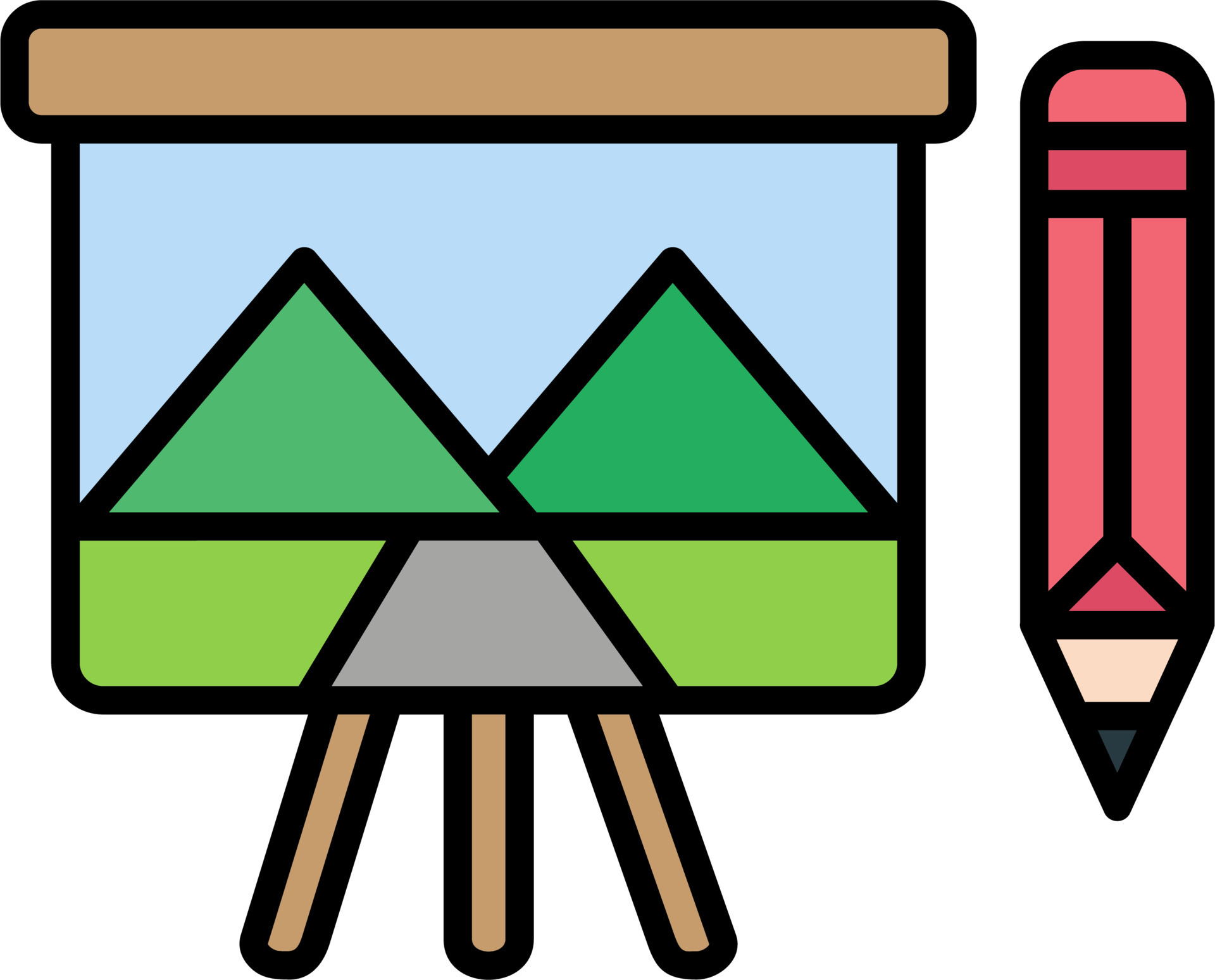 Drawing Vector Icon 20368521 Vector Art at Vecteezy