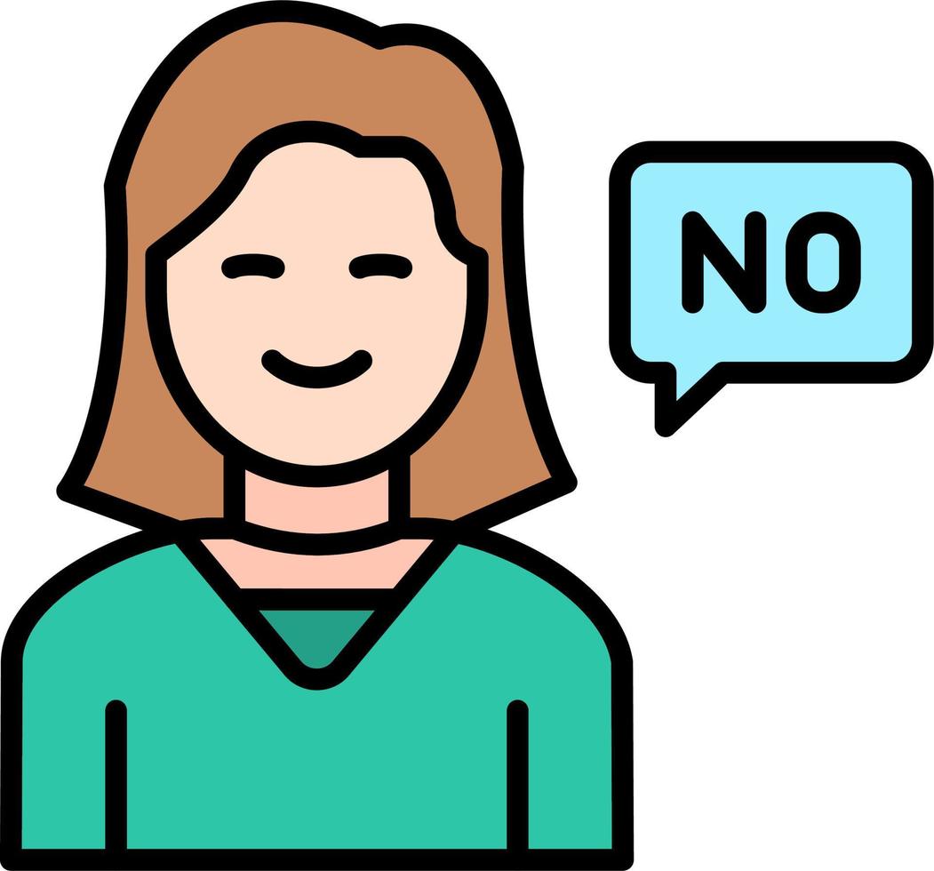 Say No Vector Icon 20368612 Vector Art at Vecteezy