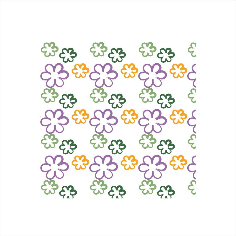 flower pattern design 20372825 Vector Art at Vecteezy