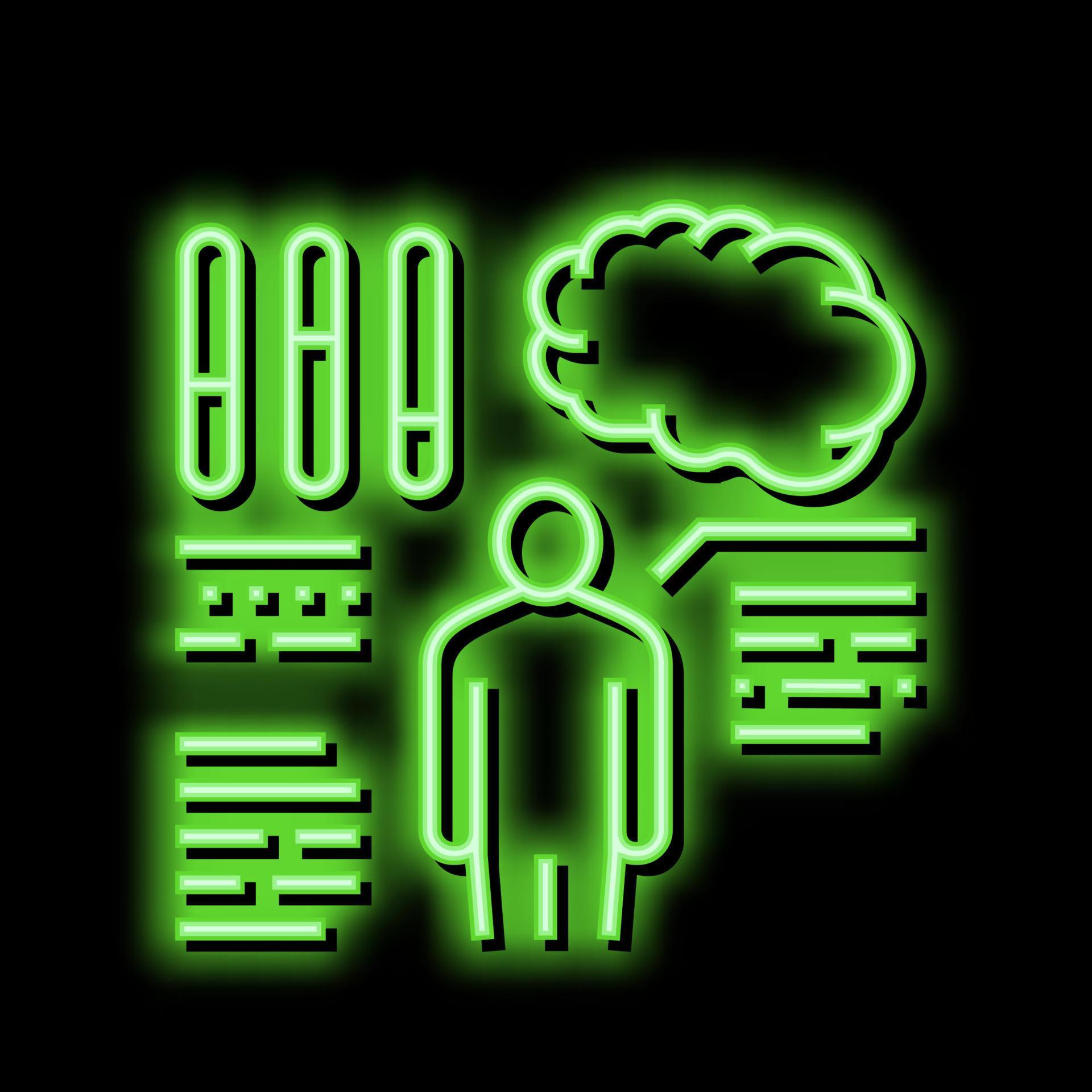 Eq Soft Skill Neon Glow Icon Illustration 20375184 Vector Art At Vecteezy