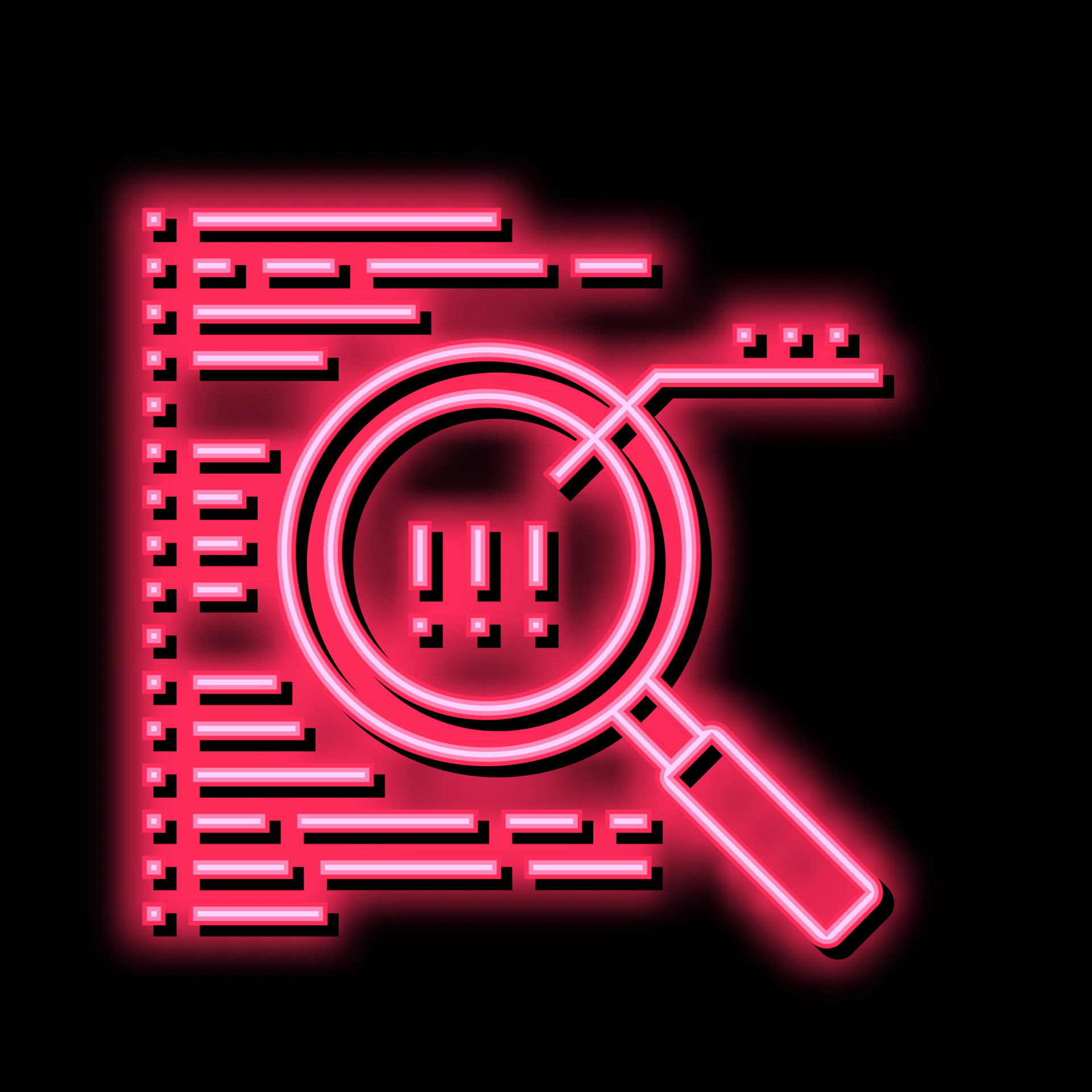 Code Research Color Icon Vector Illustration Vector Art At Vecteezy