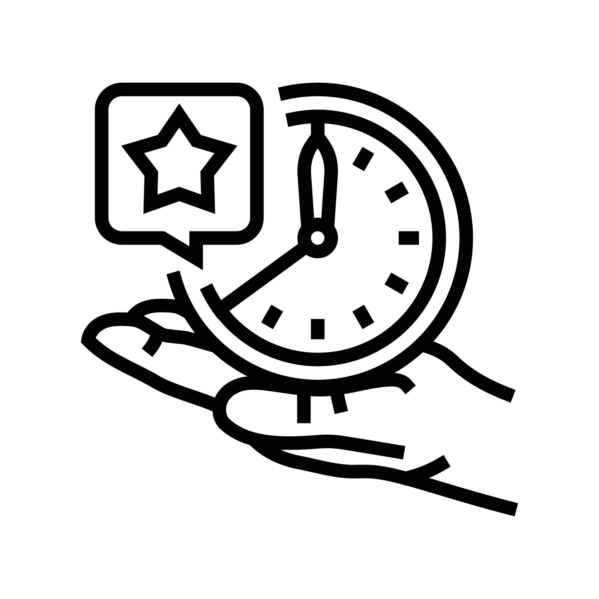 Keep Time Line Icon Vector Illustration 20376758 Vector Art At Vecteezy