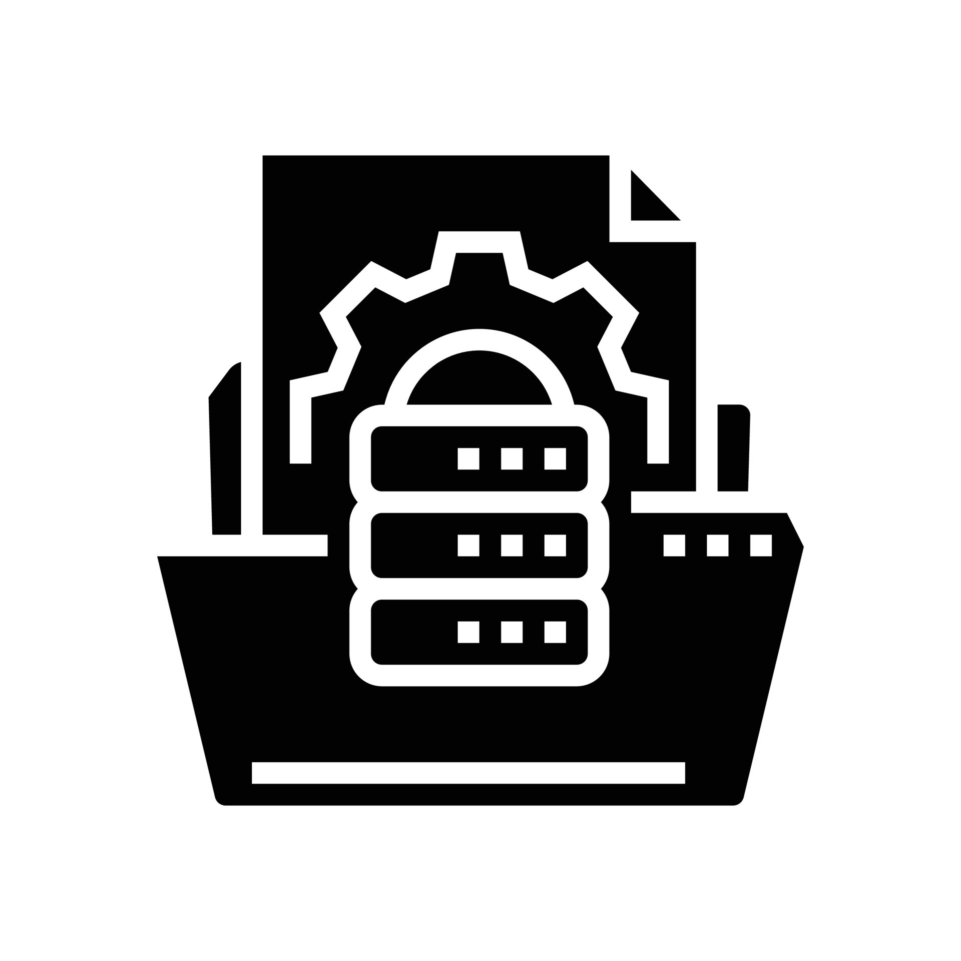 data document paper glyph icon vector illustration 20377358 Vector Art ...