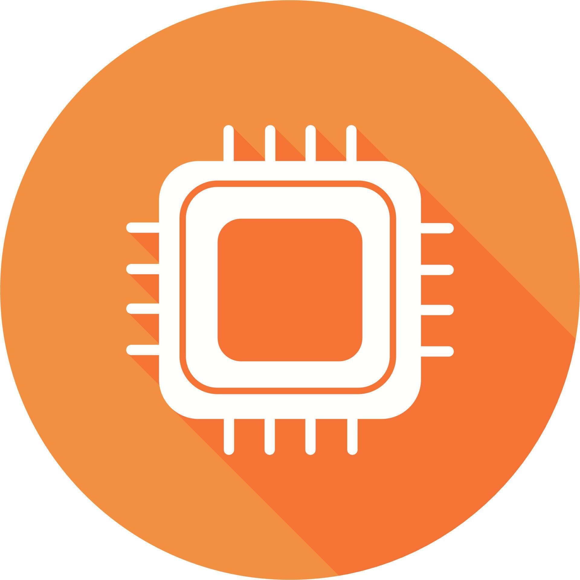 Processor Vector Icon 20387649 Vector Art at Vecteezy