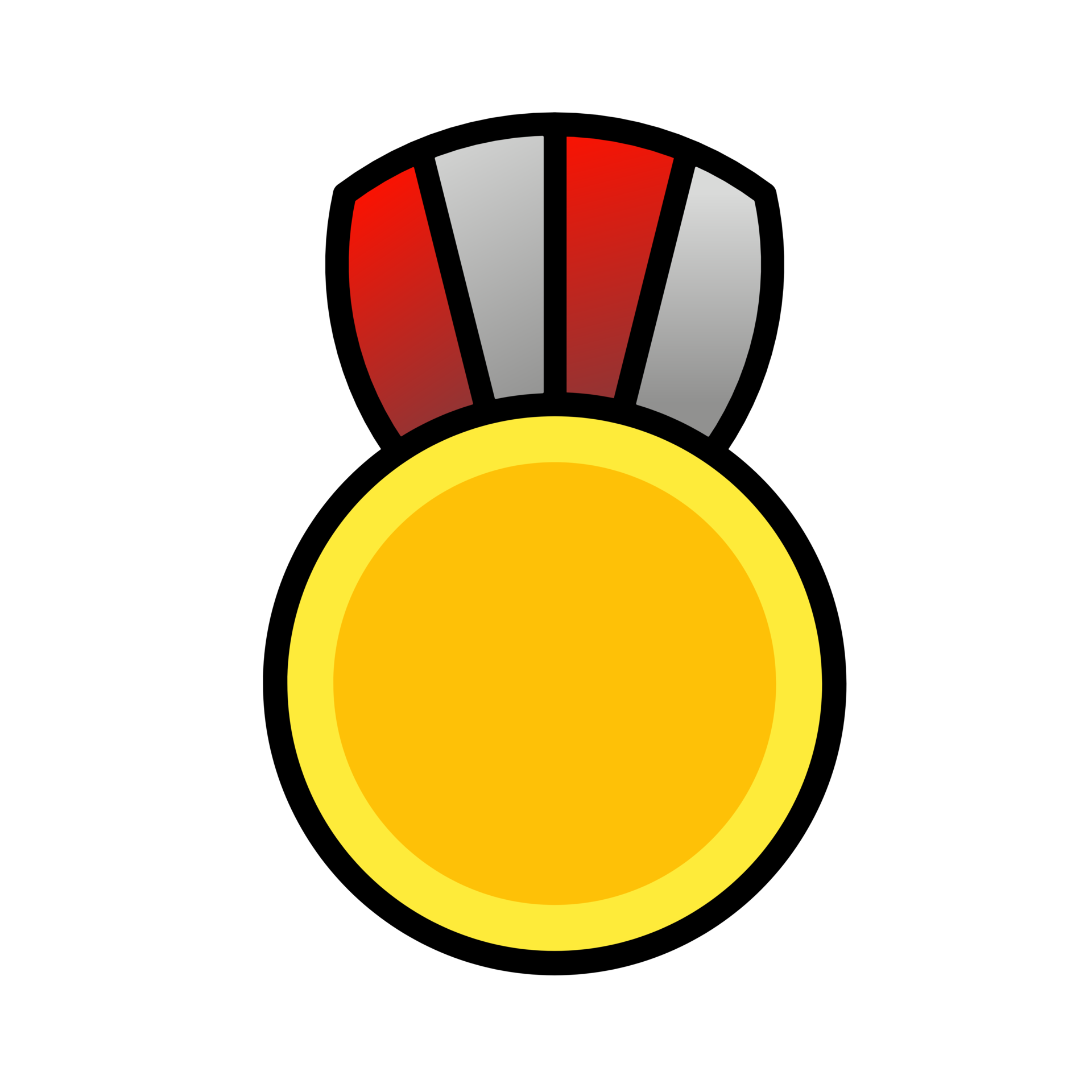 Free golden Medaille Symbol 20389092 PNG with Transparent Background