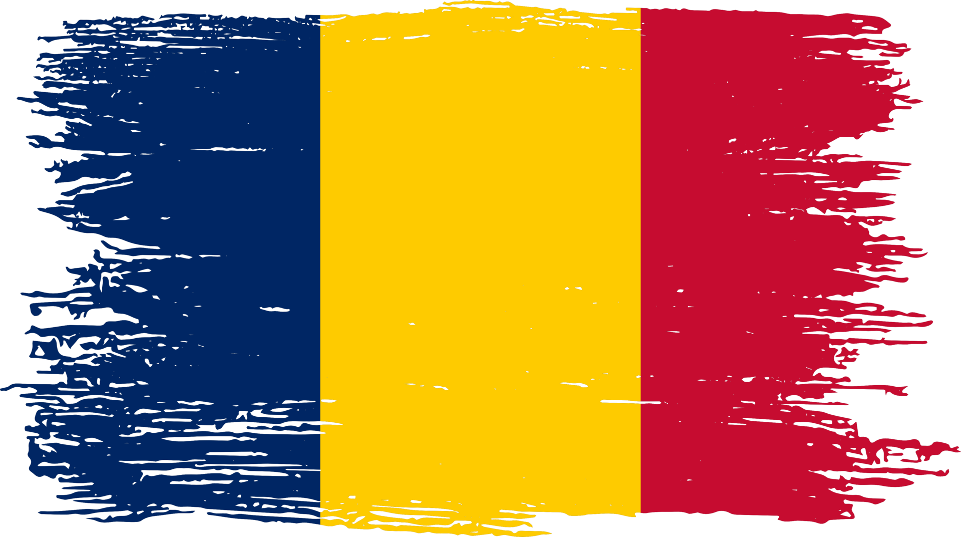 Free Chad flag with brush paint textured isolated on png or transparent background 20389372 PNG ...
