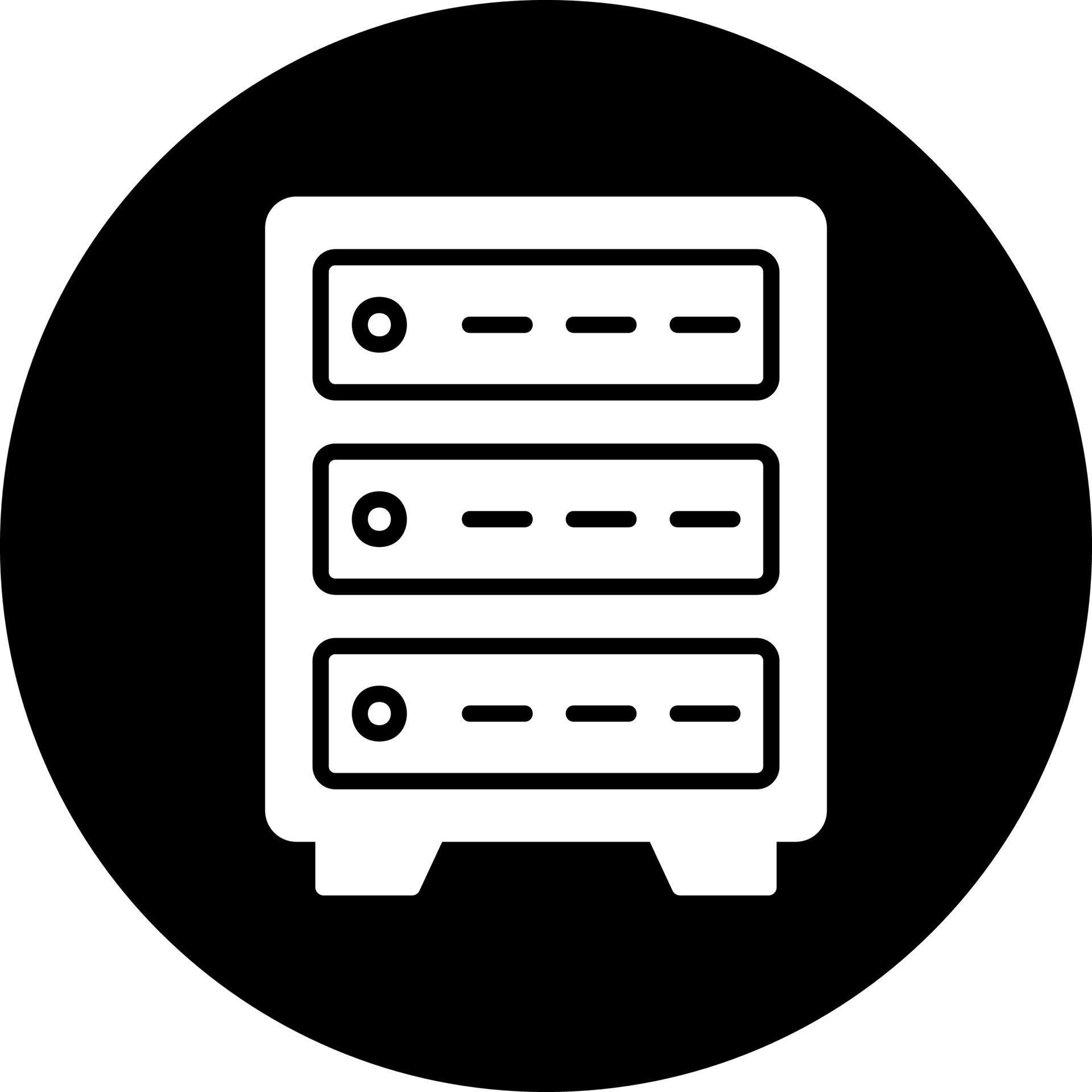 Servers Vector Icon 20392201 Vector Art at Vecteezy