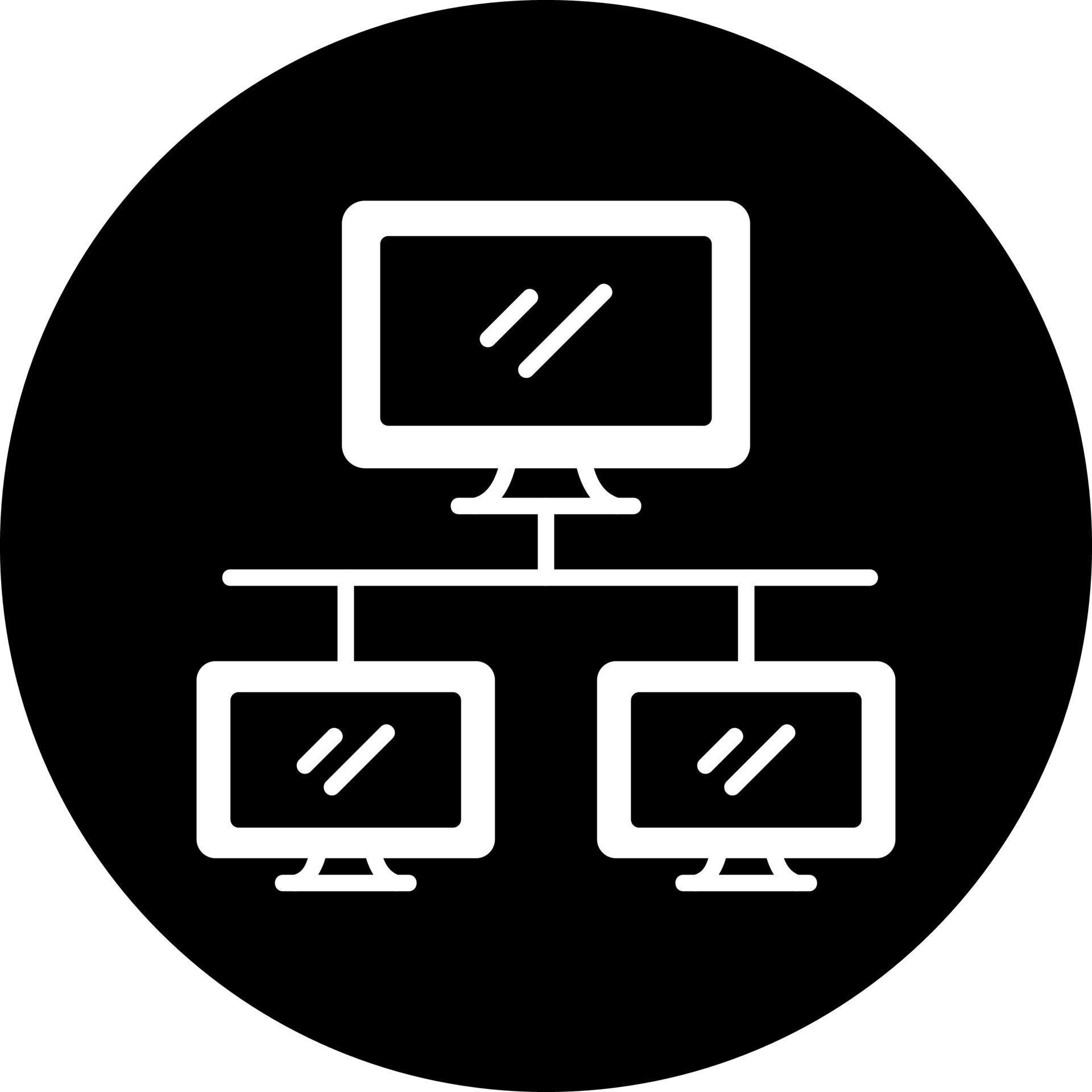 Computer Networks Vector Icon 20392207 Vector Art at Vecteezy