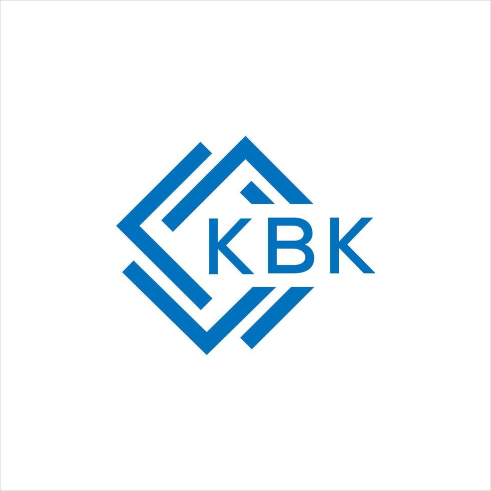 kbk creativo circulo letra logo concepto. kbk letra diseño.kbk letra logo diseño en blanco ...
