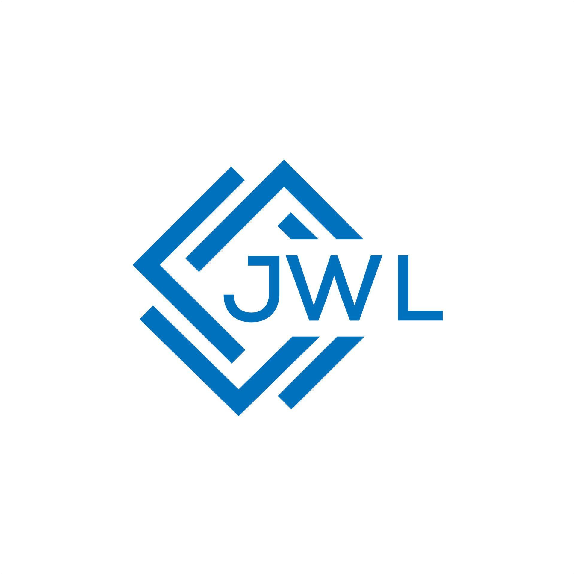 JWL letter logo design on white background. JWL creative circle letter logo concept. JWL letter ...