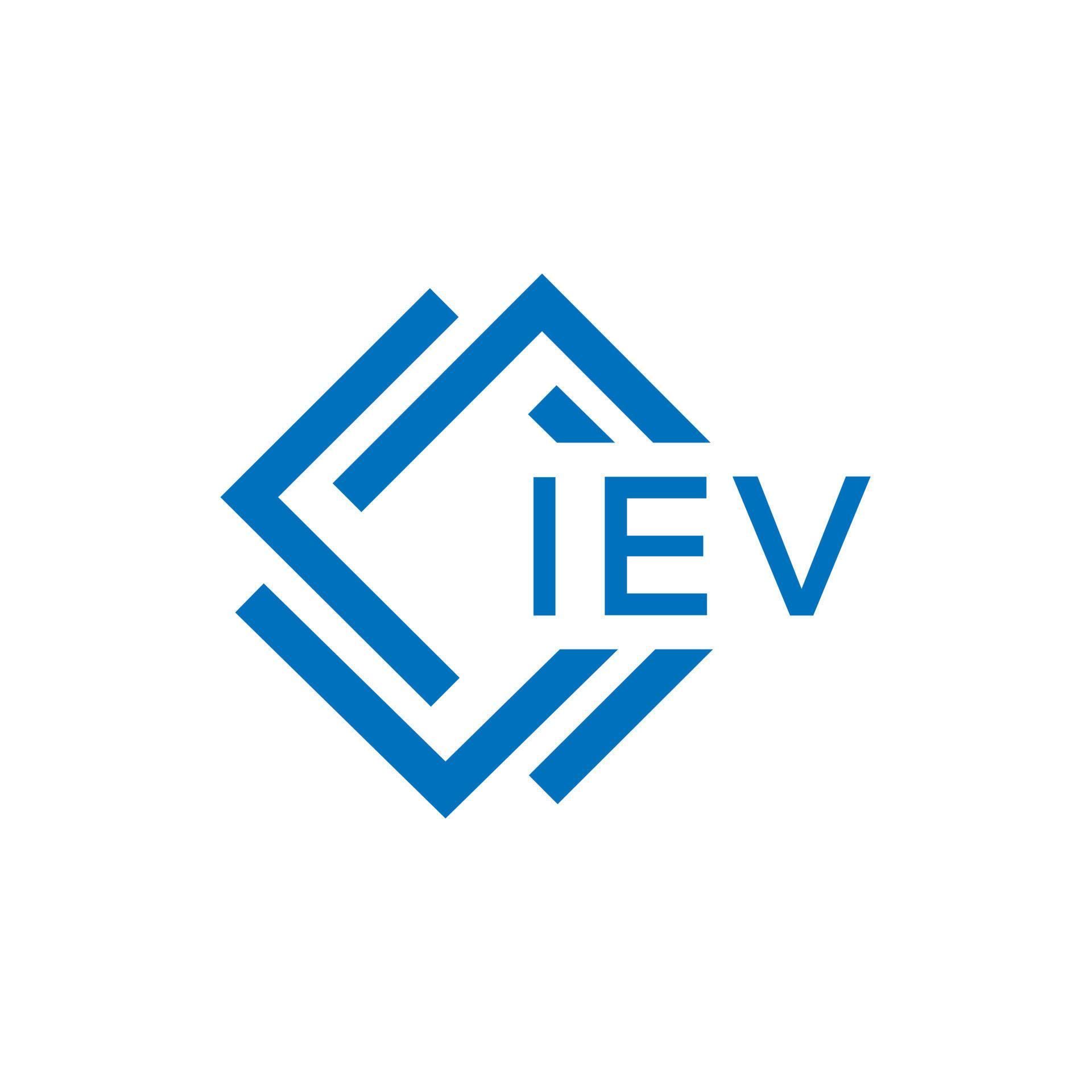 IEV letter logo design on white background. IEV creative circle letter logo concept. IEV letter ...
