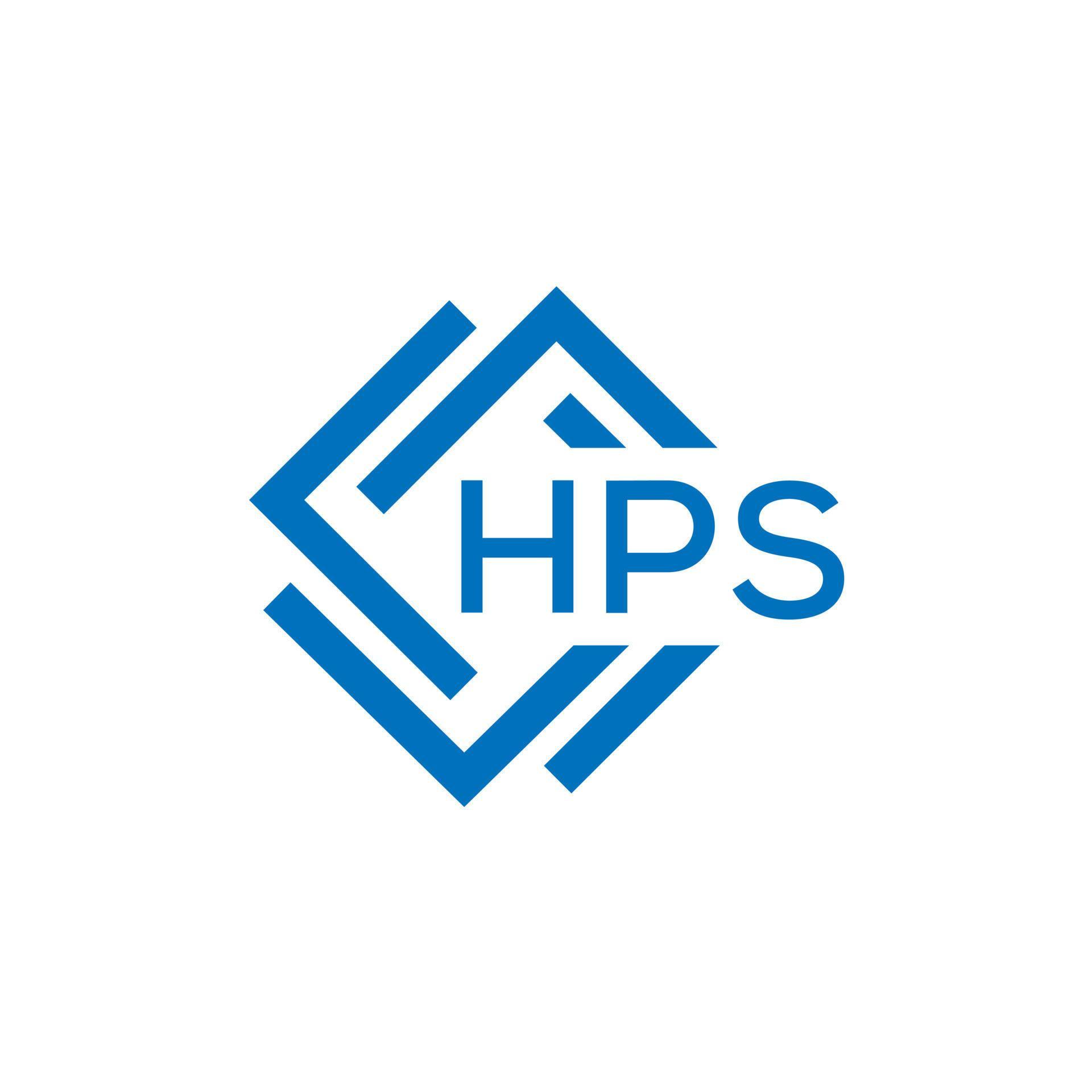 Hps Letter Logo Design On White Background Hps Creative Circle Letter Logo Concept Hps Letter