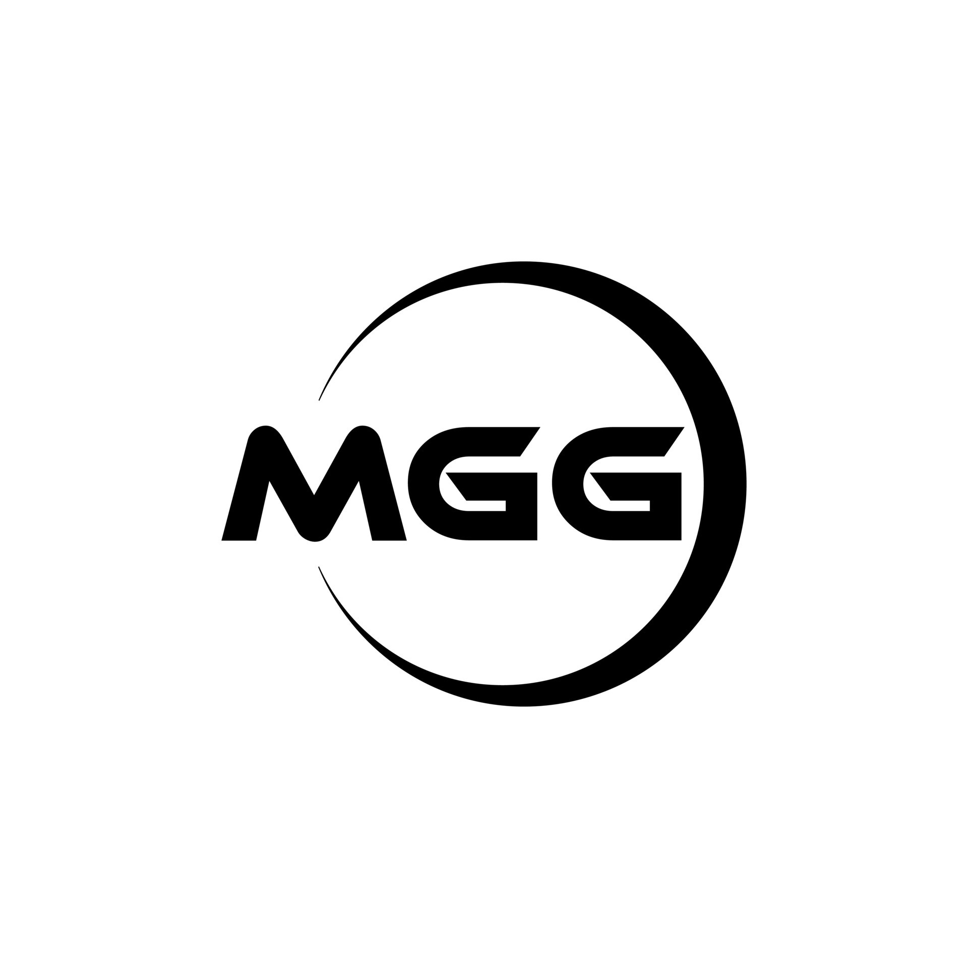 Mgg Letter Logo Design In Illustration Vector Logo Calligraphy Designs For Logo Poster