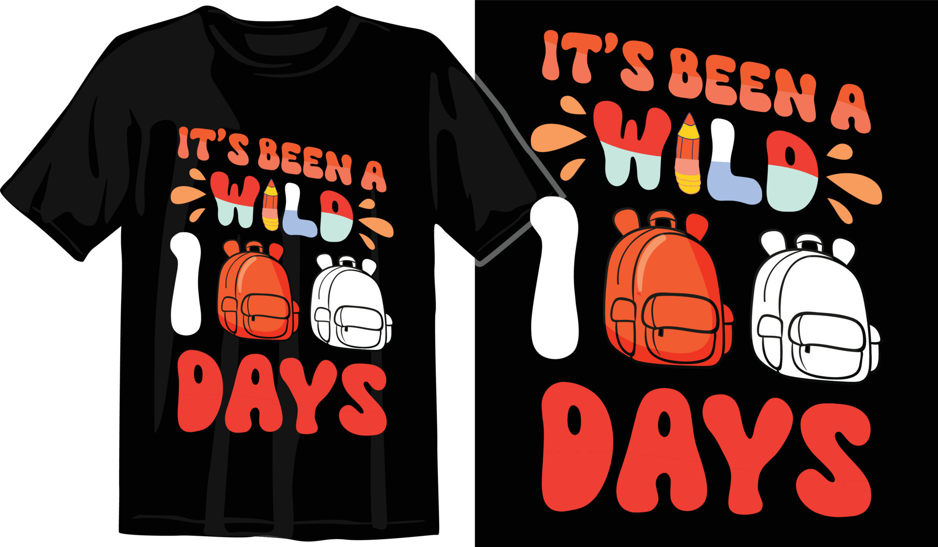 100th Days Of School Hundred Days T Shirt Design 100th Days