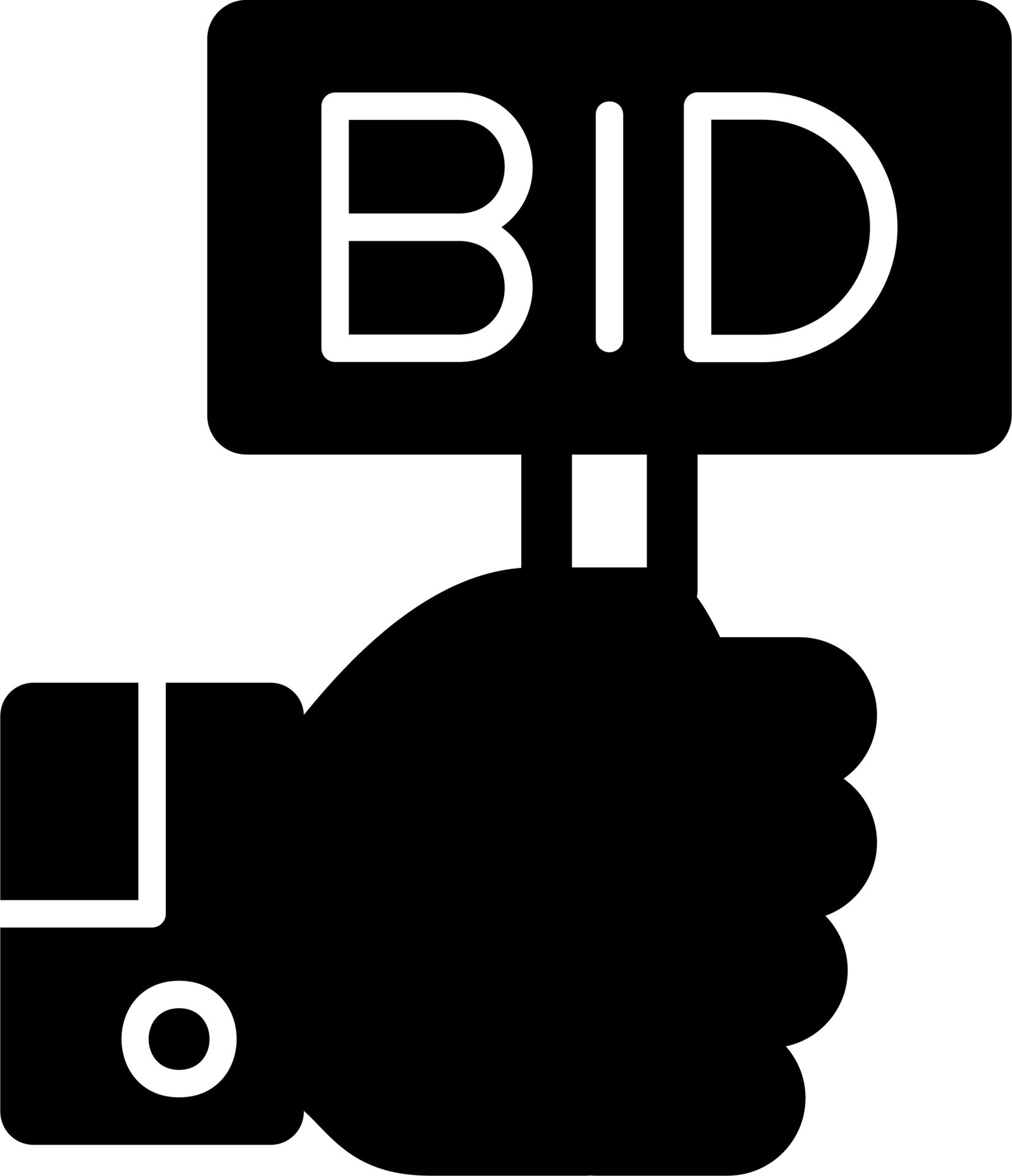 Bid Vector Icon 20399884 Vector Art at Vecteezy