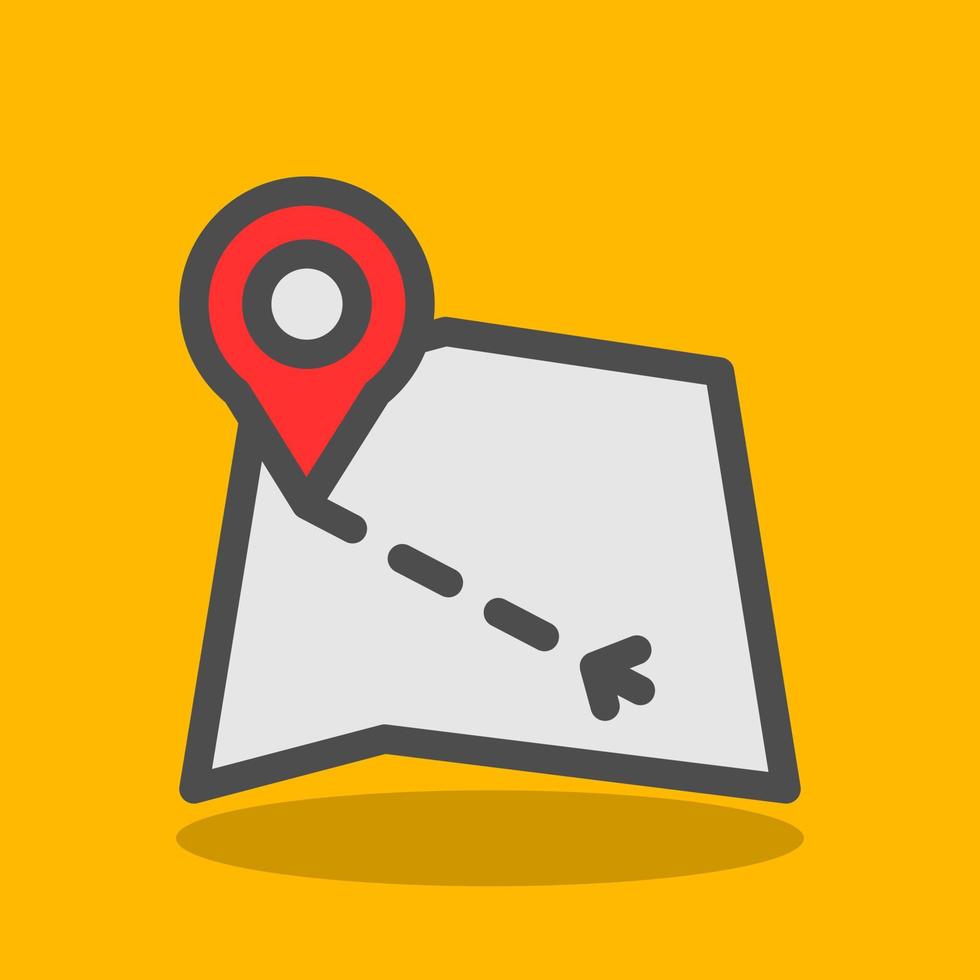 Route Map Vector Icon Design 20403025 Vector Art at Vecteezy