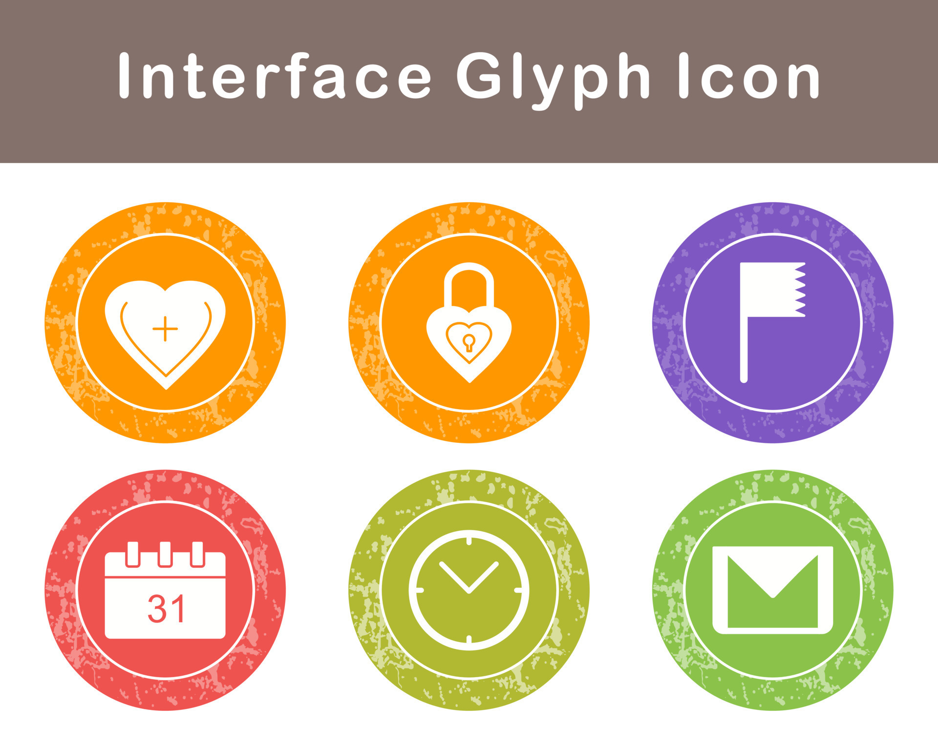 Interface Vector Icon Set 20406210 Vector Art At Vecteezy