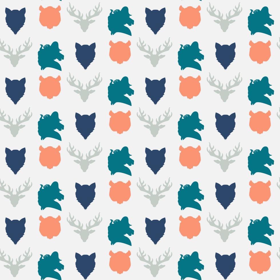 Wildlife seamless pattern 20406948 Vector Art at Vecteezy