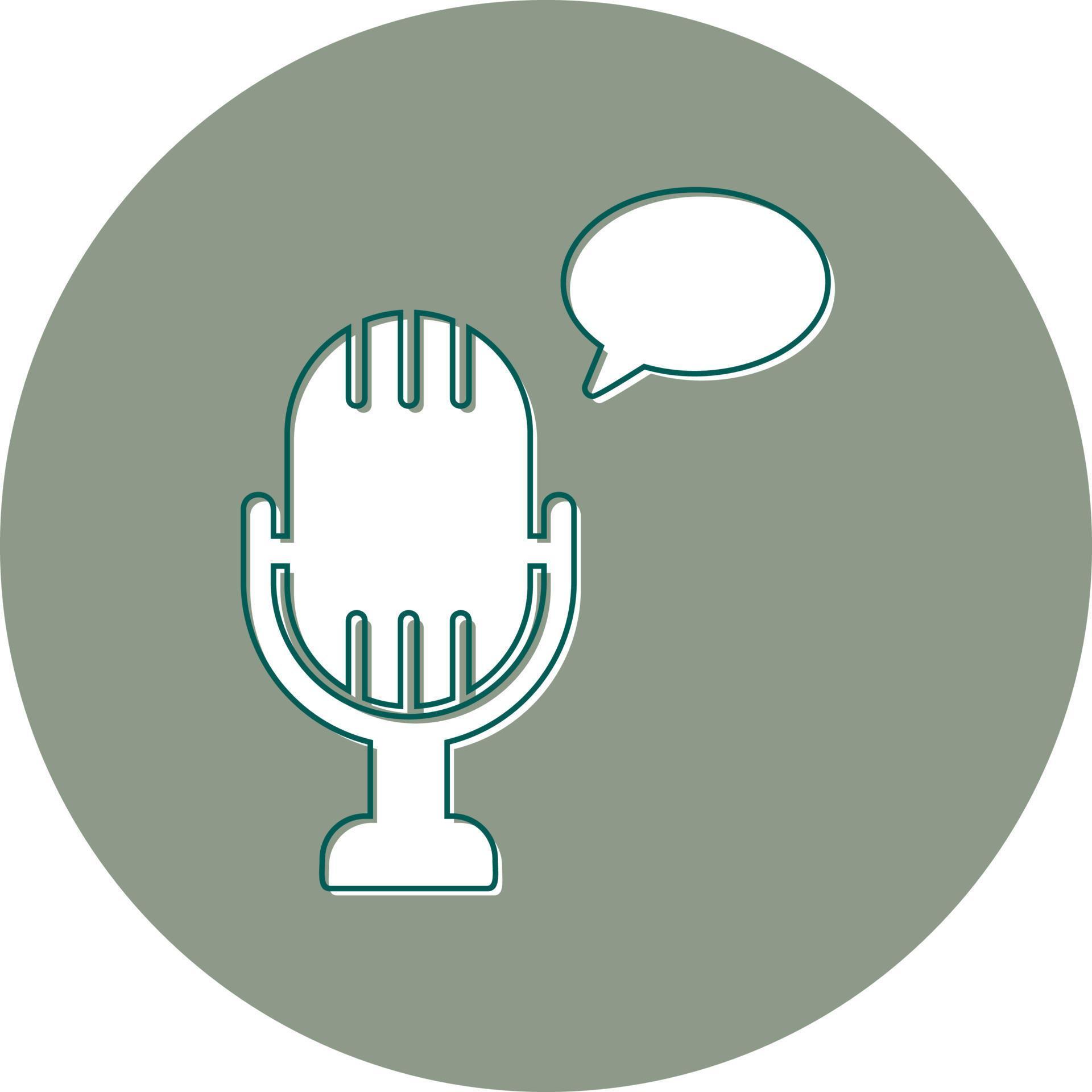 Voice Message Vector Icon 20407716 Vector Art at Vecteezy