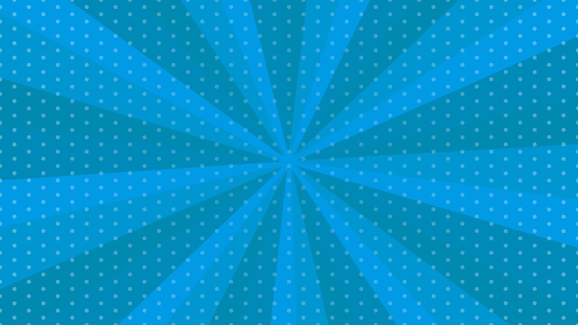 Blue Comic Book Page Background In Pop Art Style With Empty Space