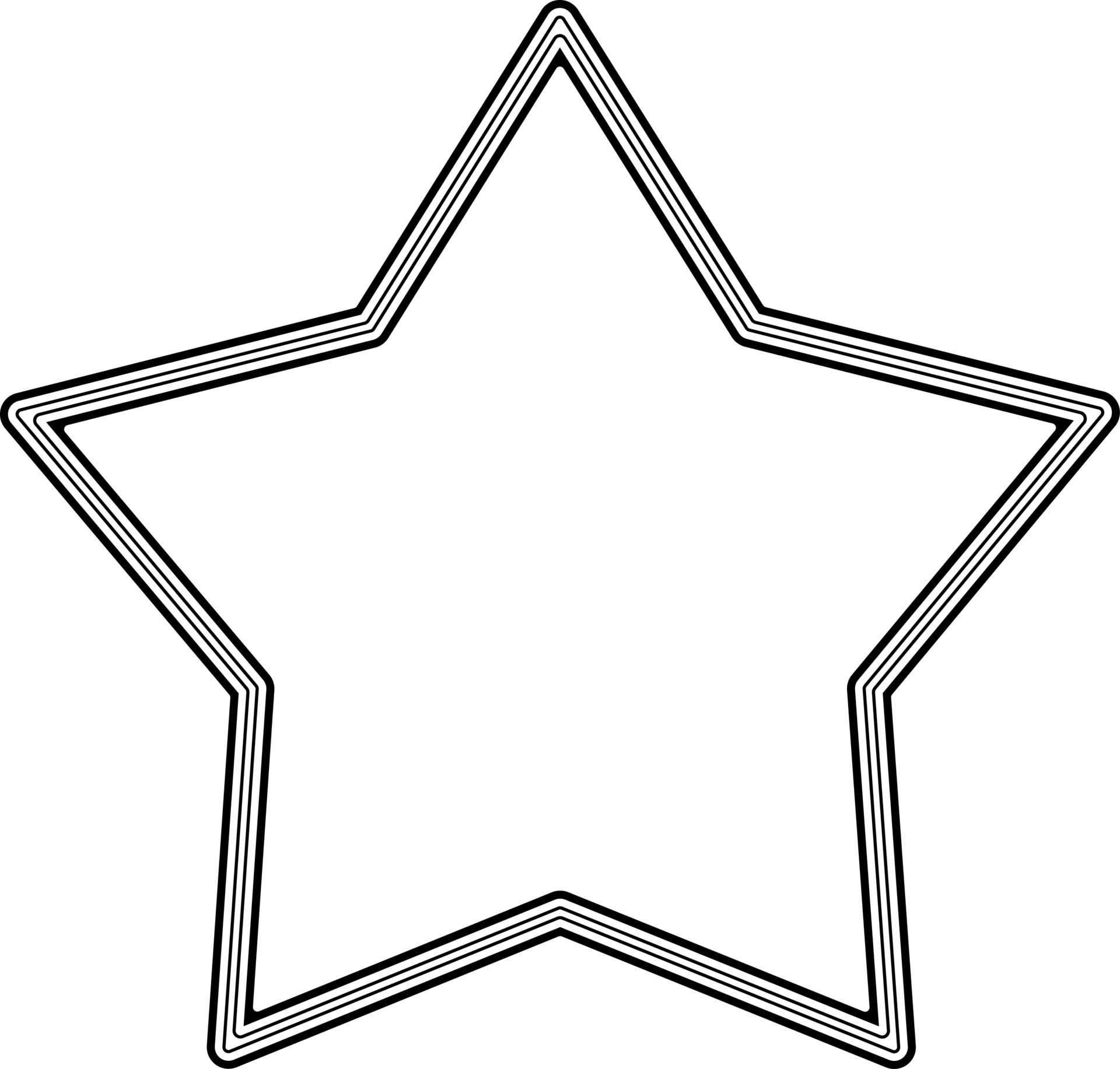 outline star frame with copy space for your text or design 20410524 ...
