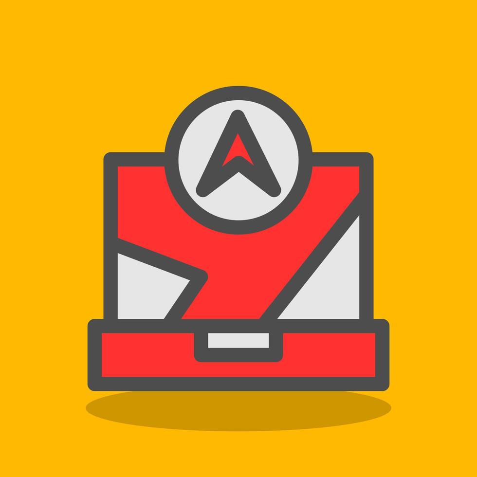 Gps Navigation Vector Icon Design 20412558 Vector Art At Vecteezy