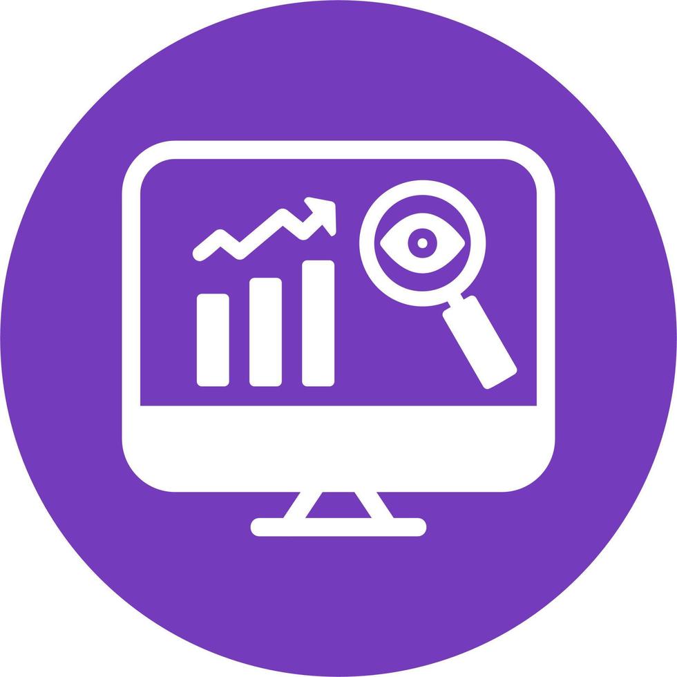 Monitoring Vector Icon 20418515 Vector Art at Vecteezy