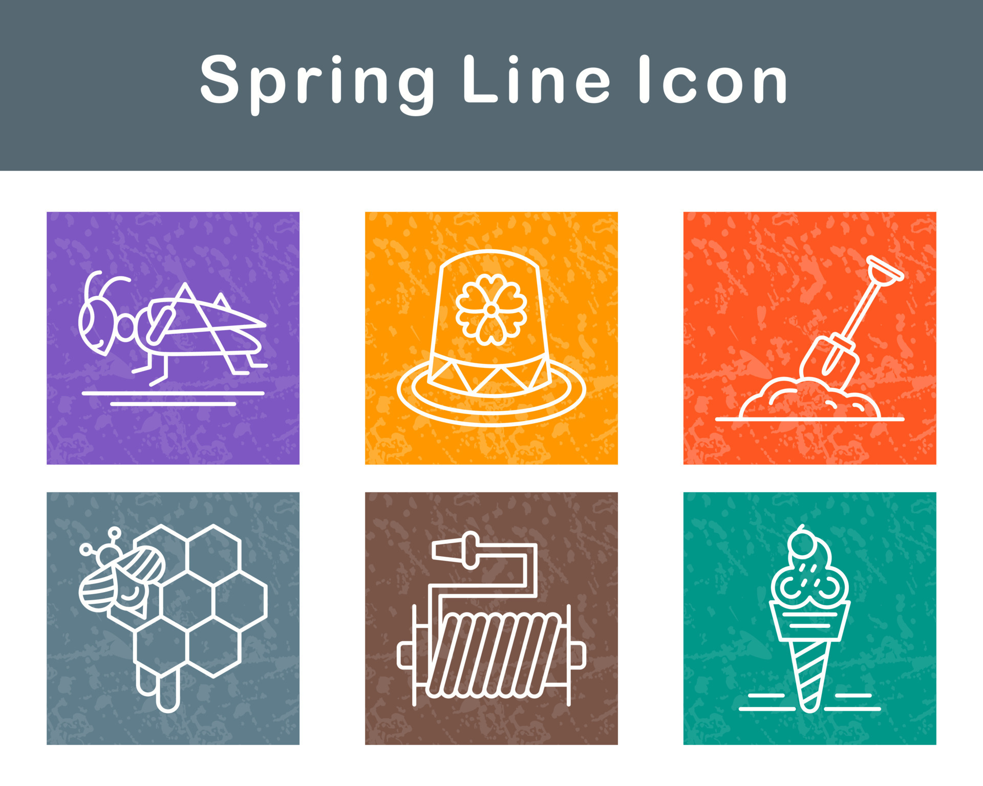 Spring Vector Icon Set 20422341 Vector Art at Vecteezy